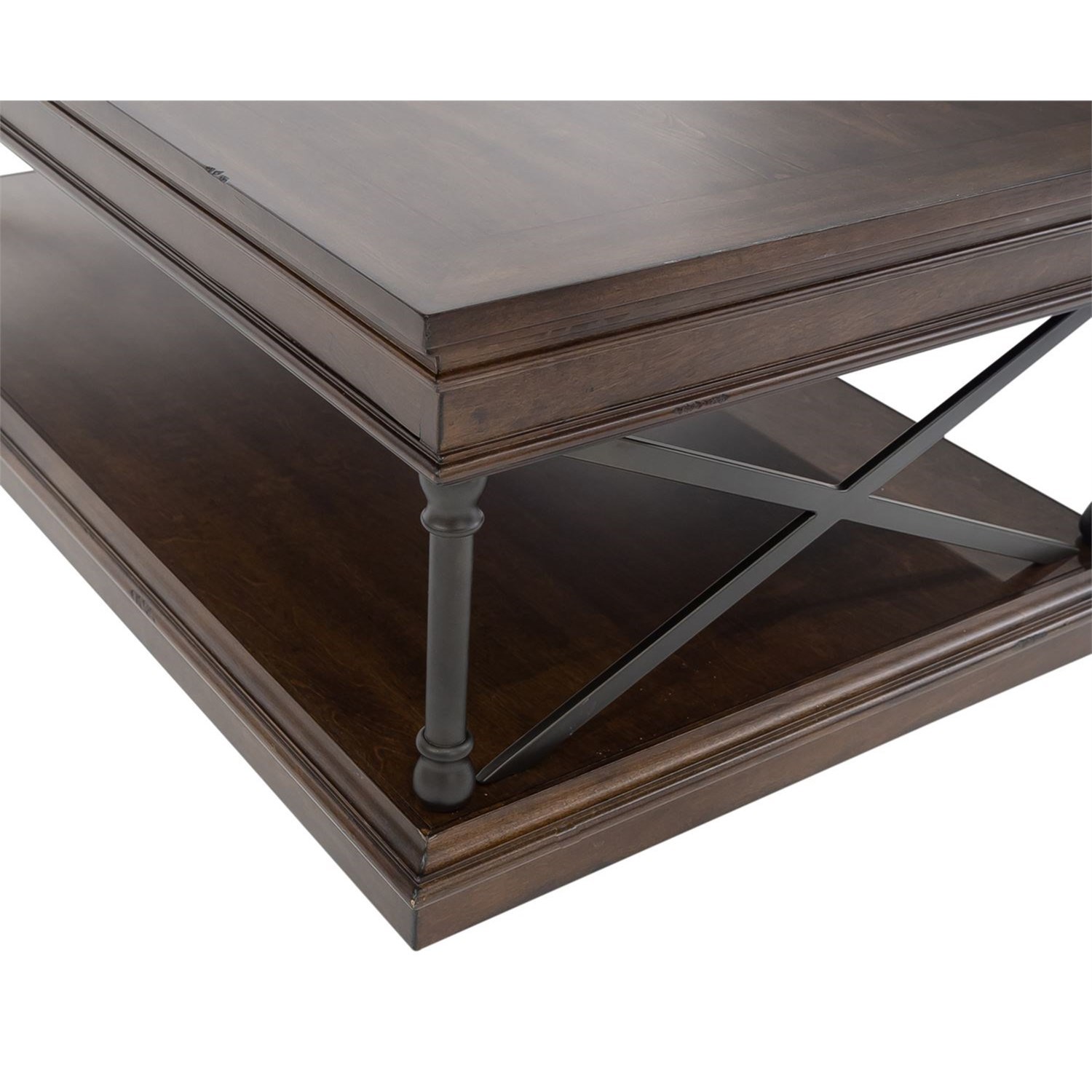 Liberty Furniture Tribeca 315-OT1010 Metal/Wood Rectangular Cocktail Table | Wayside Furniture ...