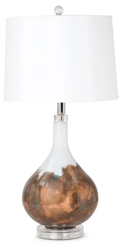Lux Lighting Group Table Lamps 830109310 Venus Splash Glass Table Lamp ...