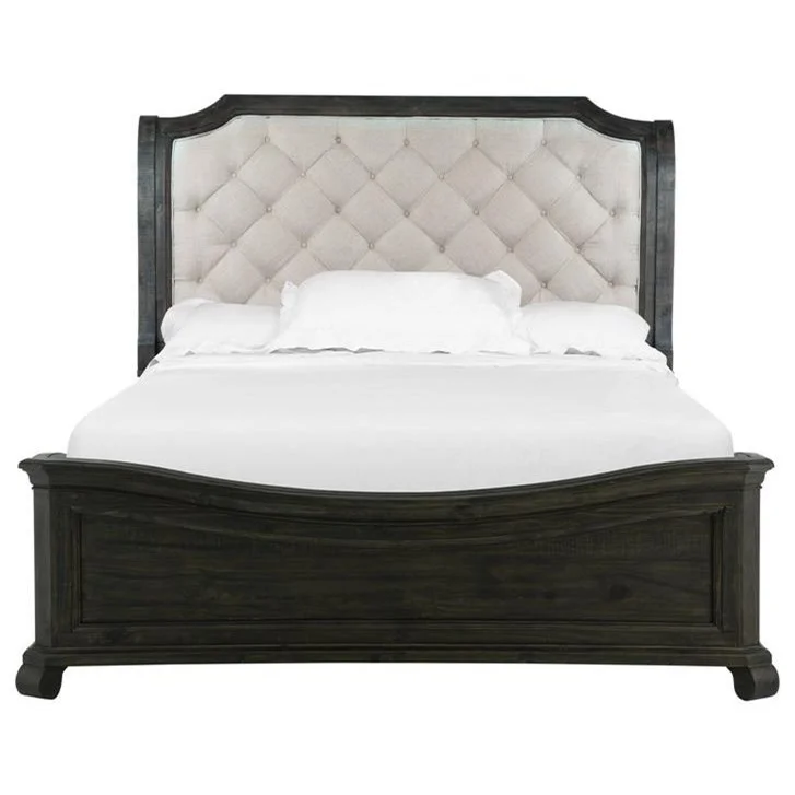 Magnussen Home Bellamy Bedroom B2491-63B King Sleigh Bed with ...
