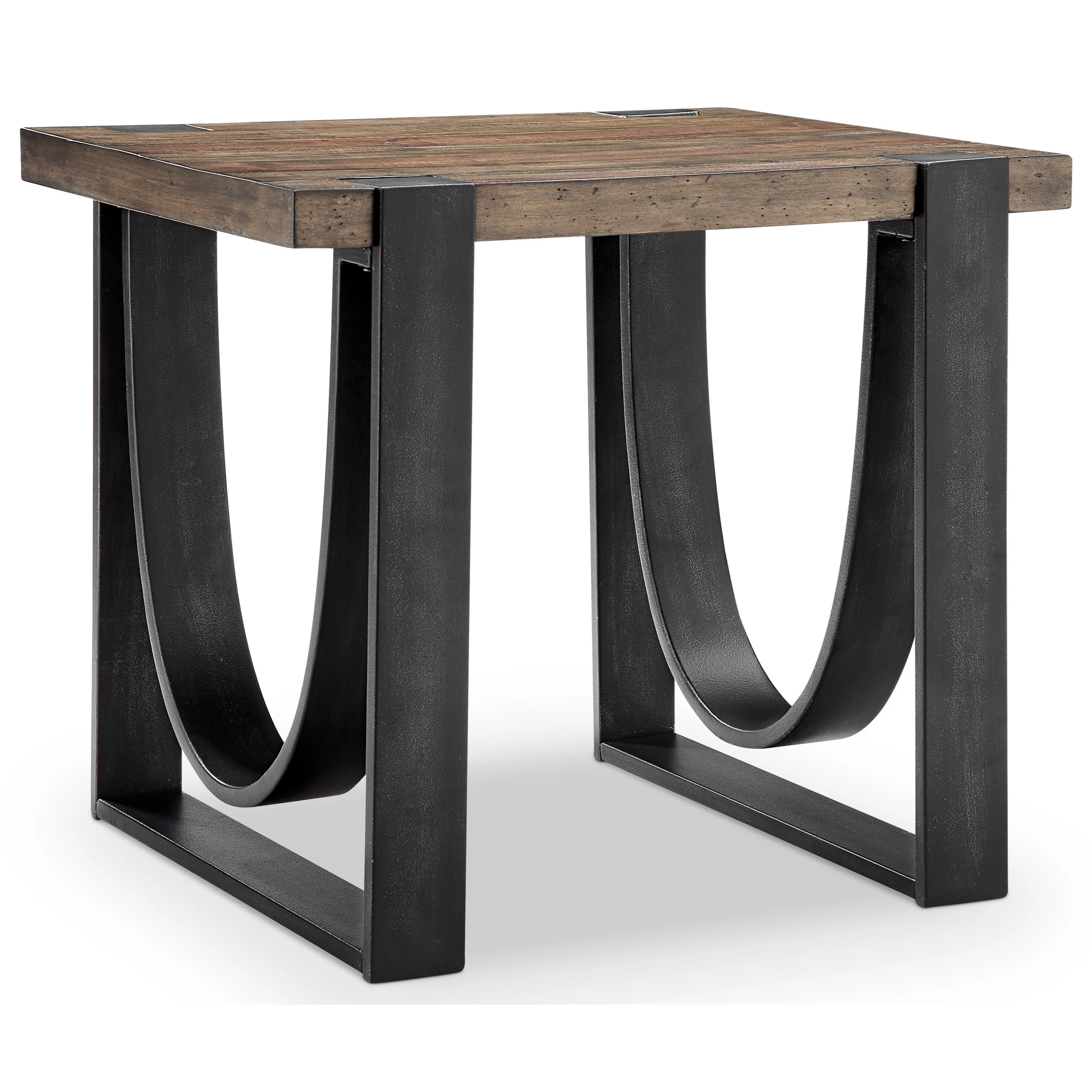 Magnussen Home Bowden Occasional Tables T4635-03 Rustic Rectangular End ...