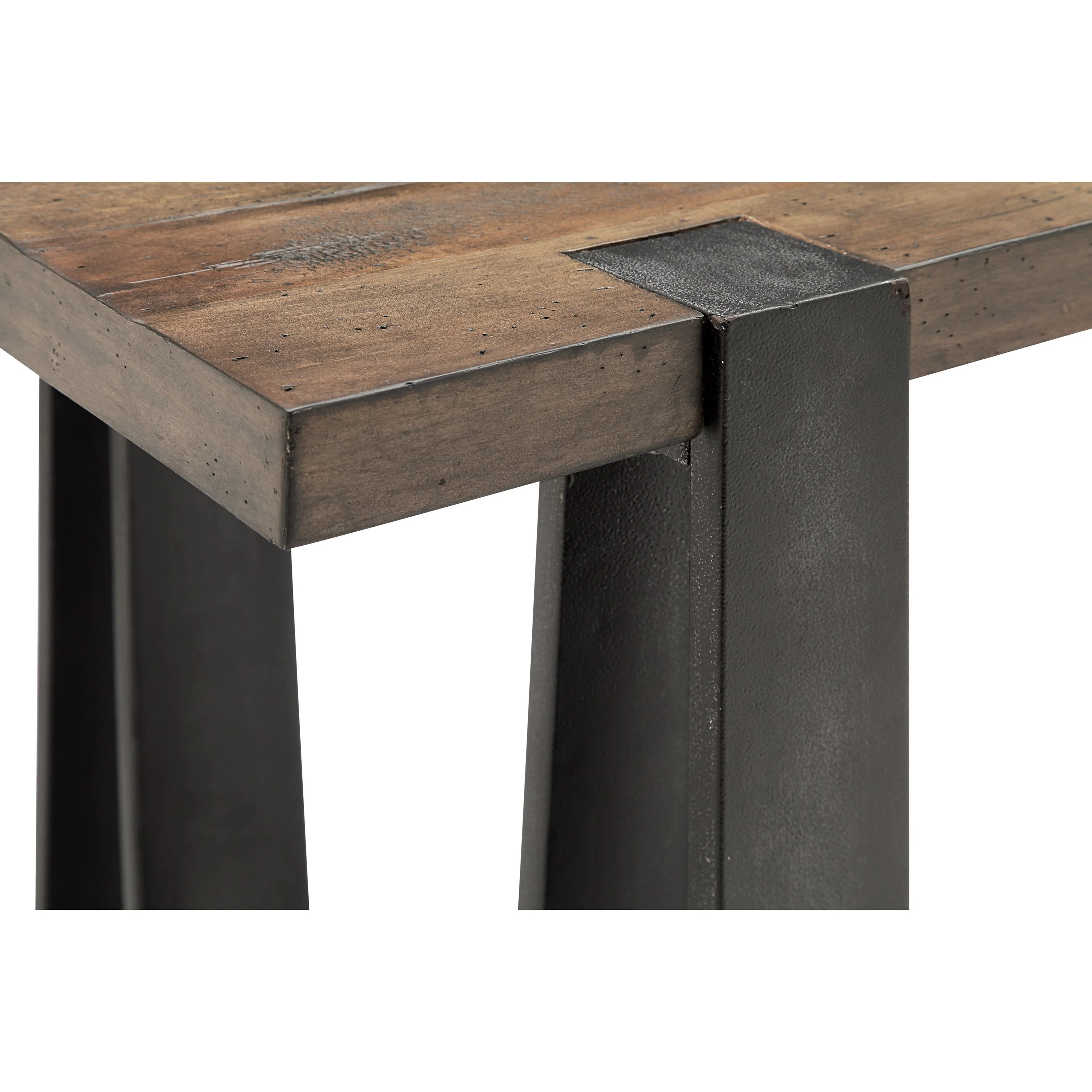 Magnussen Home Bowden T4635-03 Rustic Rectangular End Table of Solid ...