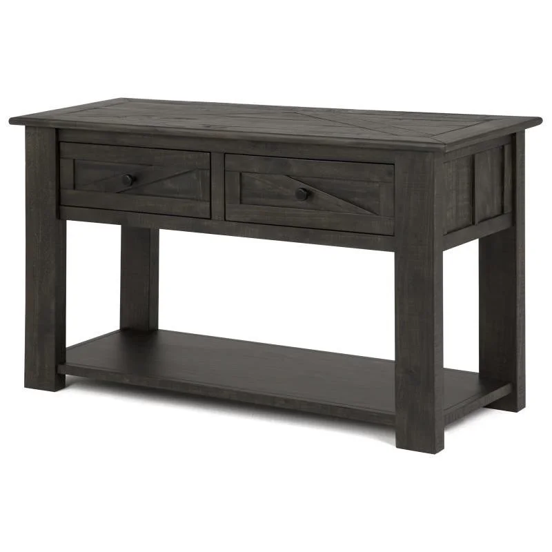 Magnussen Home Garrett Occasional Tables T3778-73 Rustic Rectangular ...