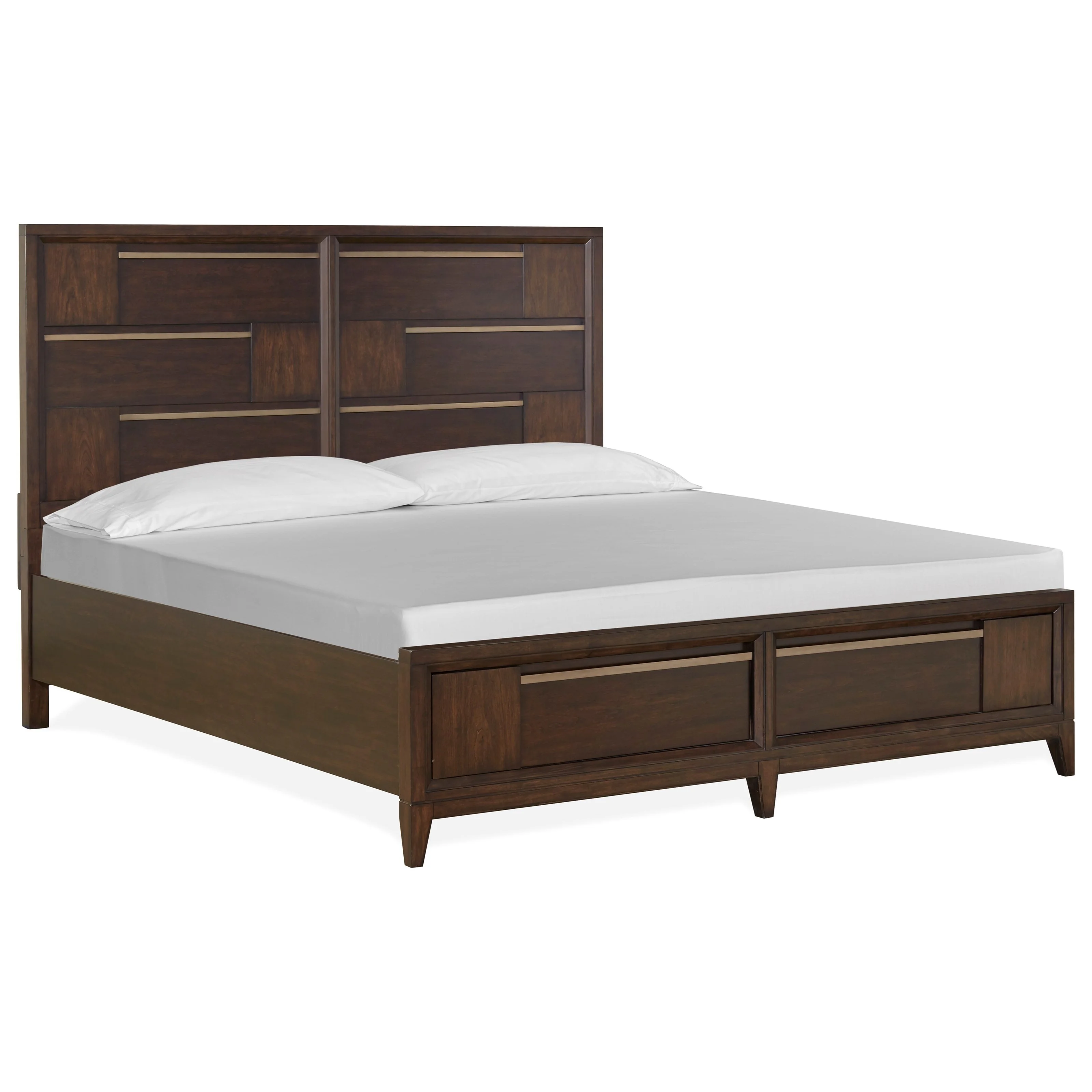 Magnussen Home Modern Geometry Bedroom B4769-64A Contemporary King Bed ...