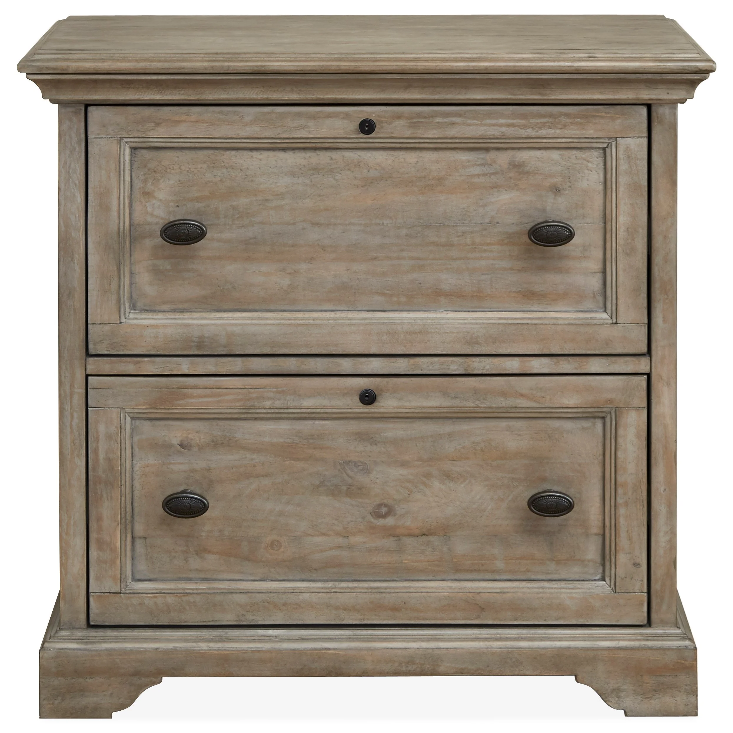 Magnussen Home Tinley Park H4646-40 Farmhouse Lateral File Cabinet with ...