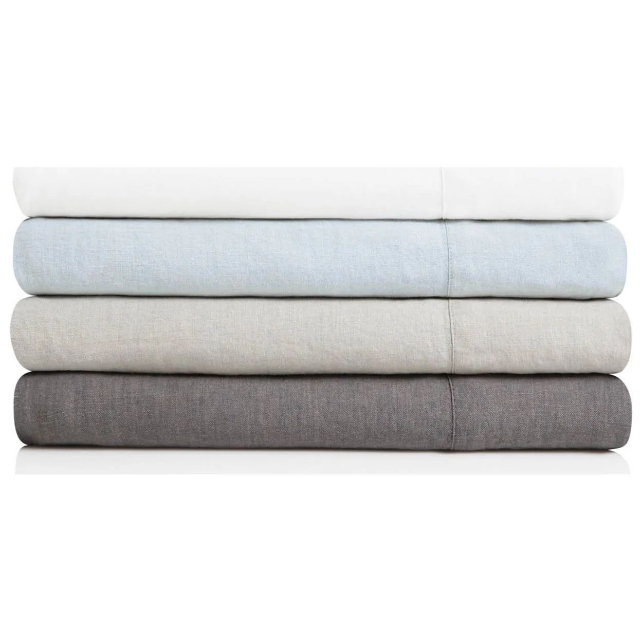 Malouf French Linen WO162SCFLLS Split Cal King 100% French Linen Sheet ...