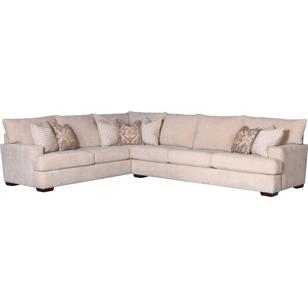 Mayo 2100 Series 2100F35+70+14-Lift Flax Casual Sectional Sofa with ...