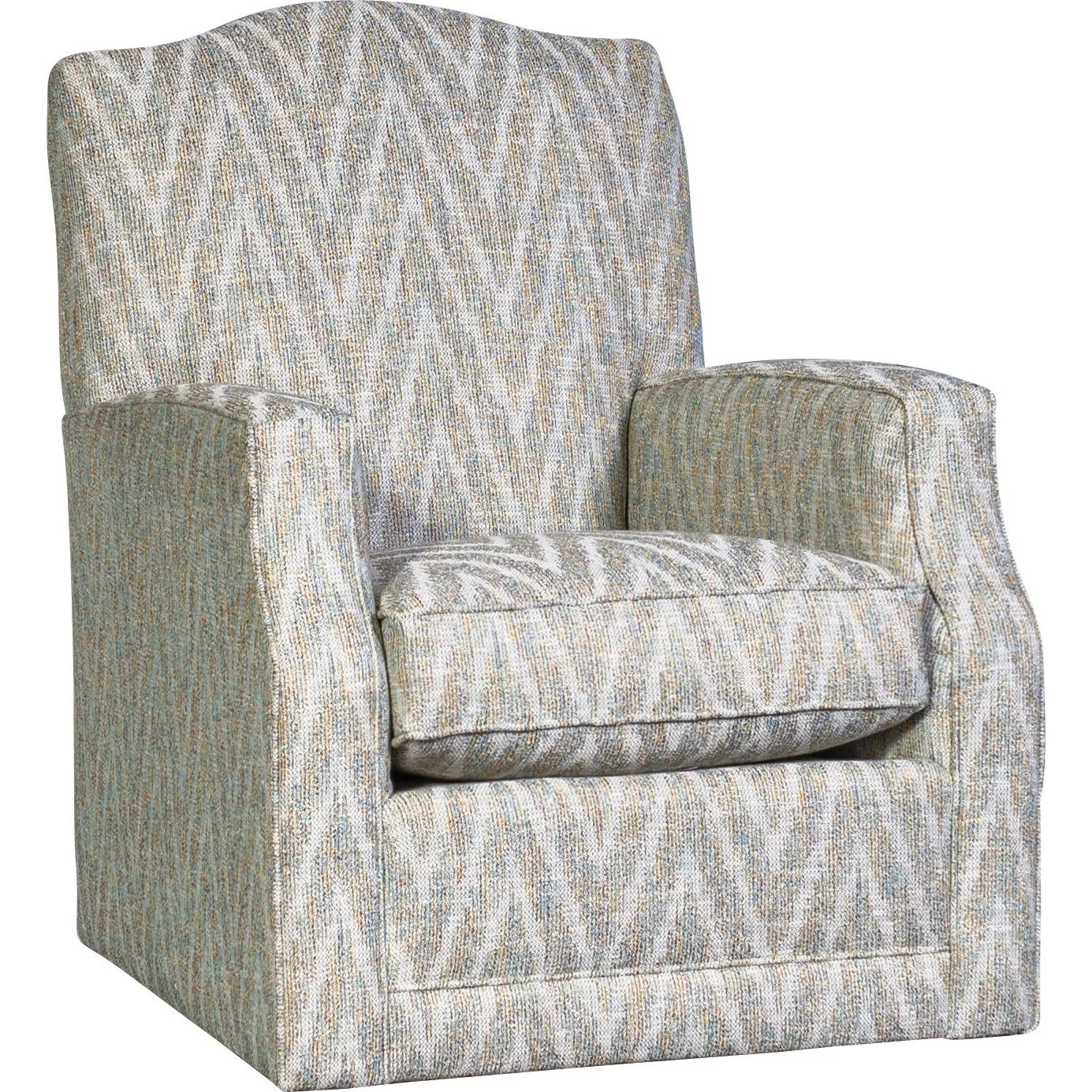 Mayo Furniture 3100 Series 24192 Casual Swivel Chair with Scooped Track ...