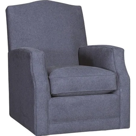Mayo Furniture 3100 Series 3100F42 Casual Swivel Chair with Scooped ...