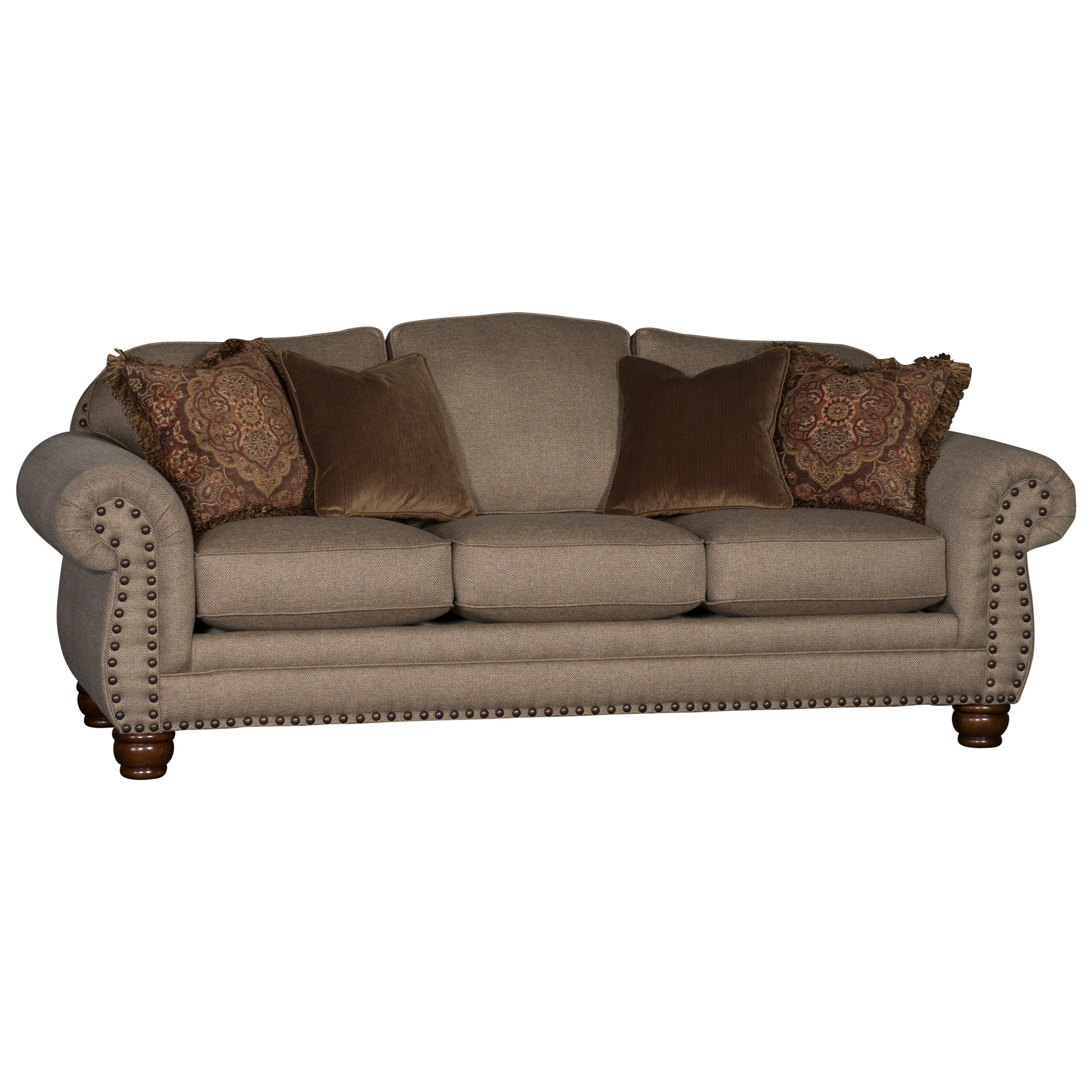 Mayo Furniture 3180 Series 3180F10 Customizable Traditional Sofa with ...