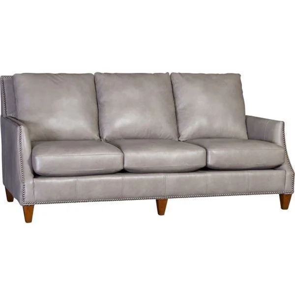 Mayo Furniture 4490 Series 4490L10 Customizable Leather Sofa with Scoop ...
