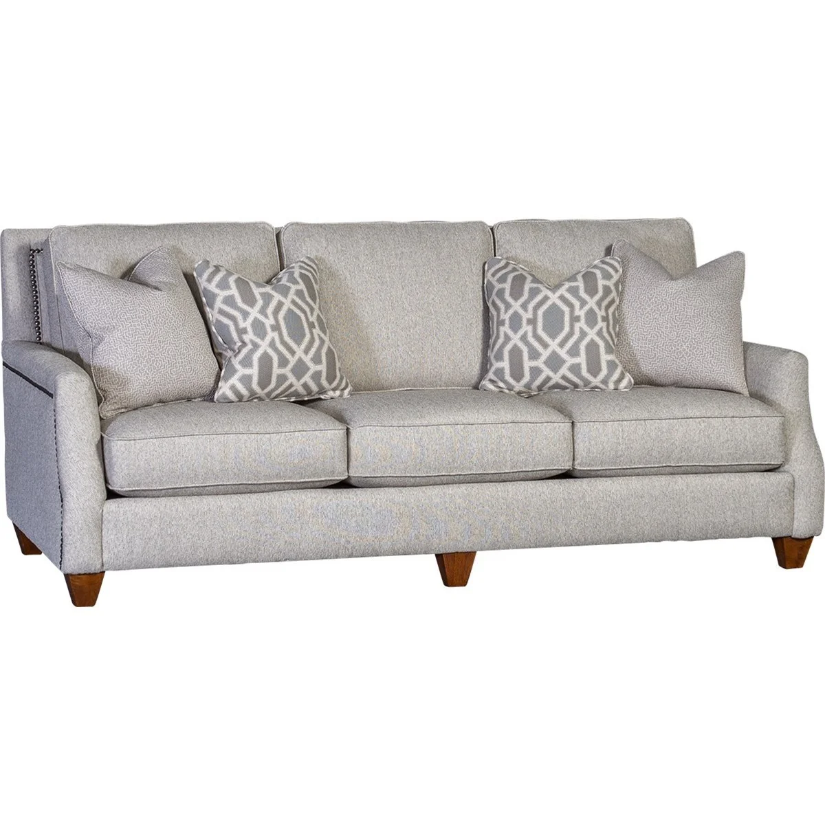 Mayo Furniture 6200 Series 6200F10 Sofa with Nail Heads | Howell ...