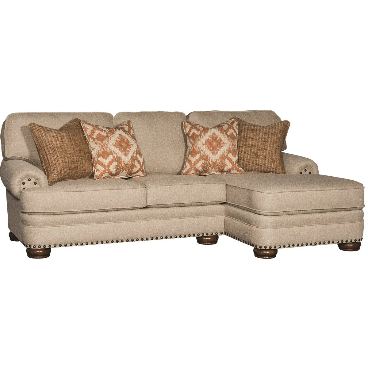 Mayo 3620 Series 3620F35x1+3620F64x1 Three Seat Sectional | Howell ...