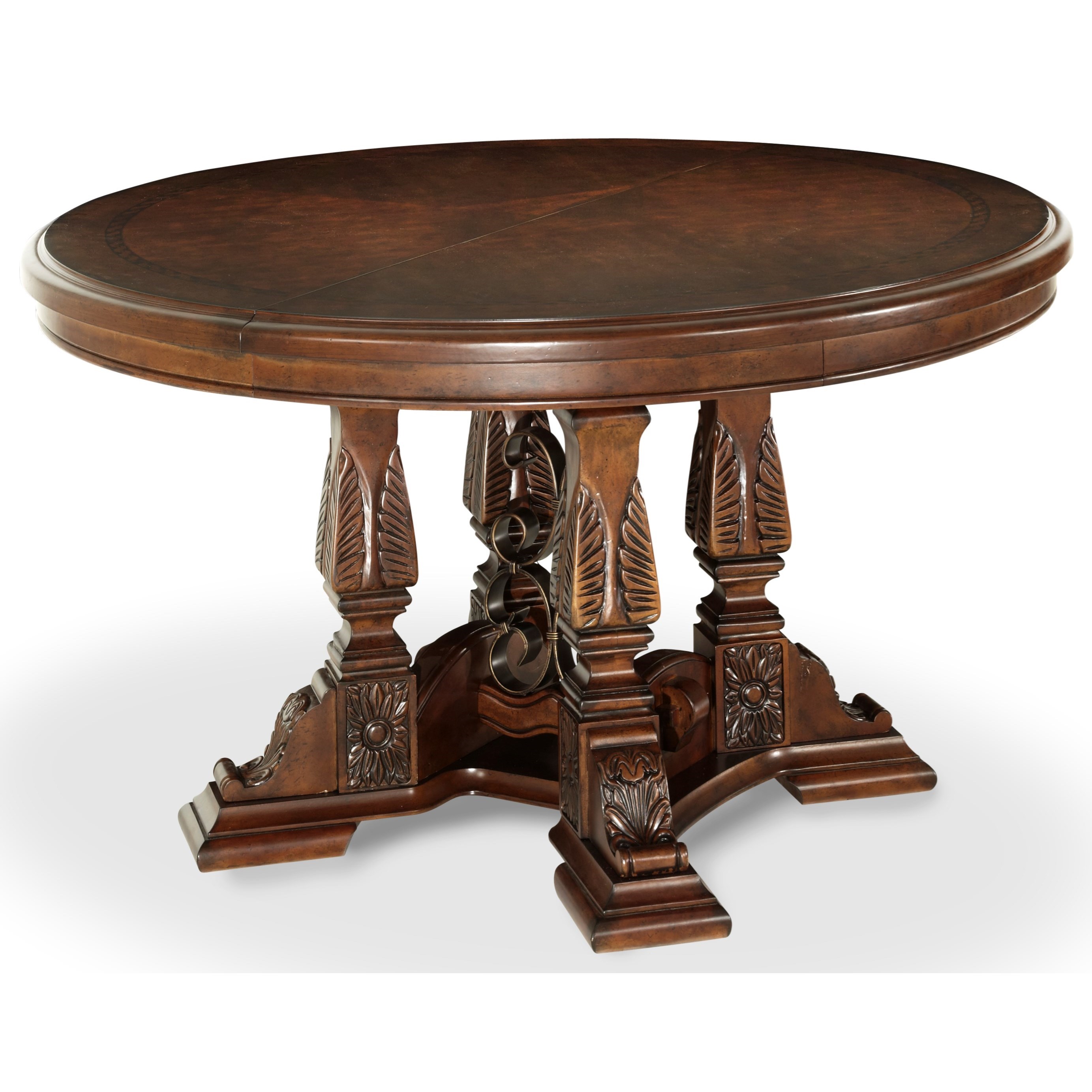 Michael Amini Windsor Court 70001-54 Traditional Round Dining Table ...