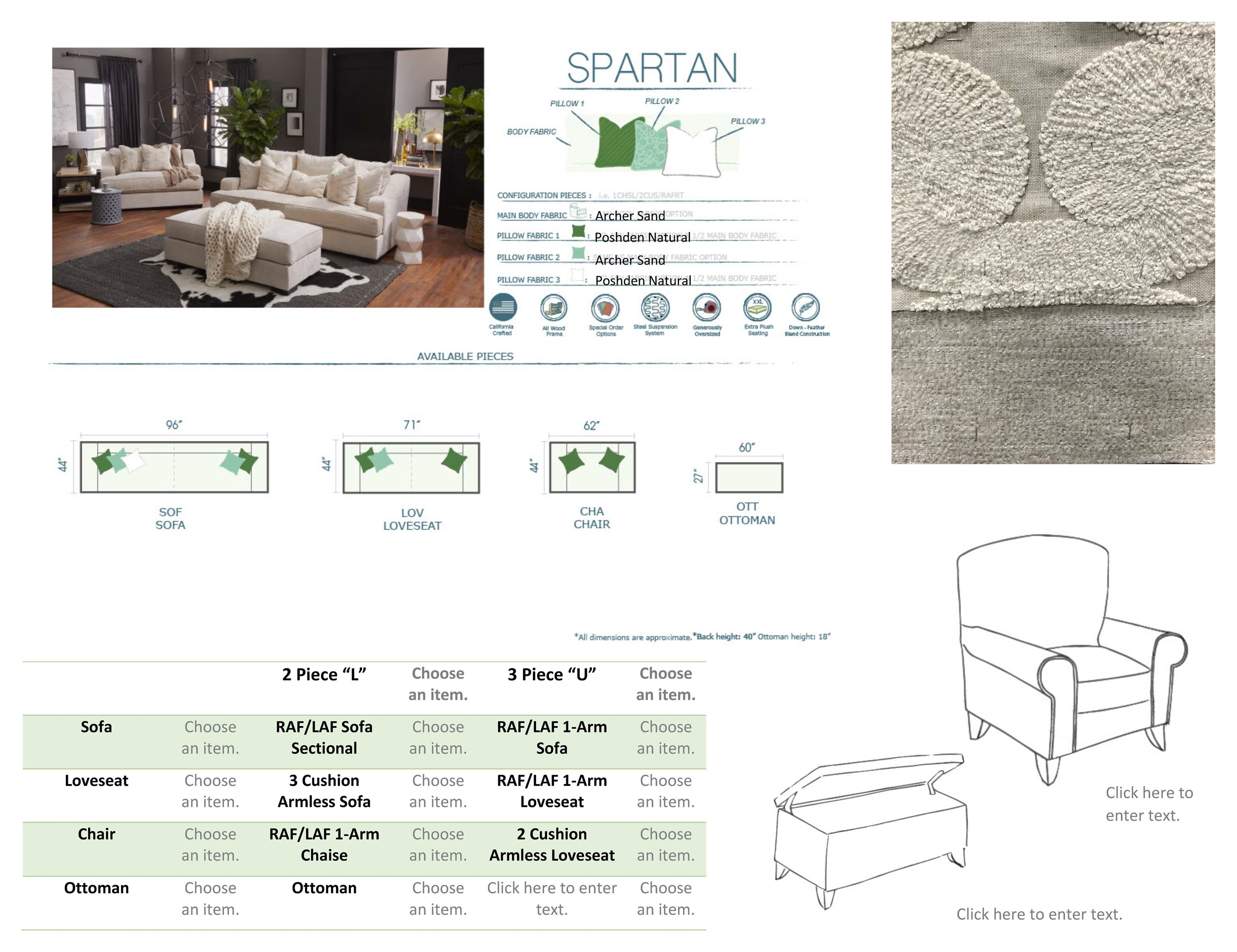 Spartan Spartan CHA Down Chair | Reeds Furniture | Upholstered Chairs