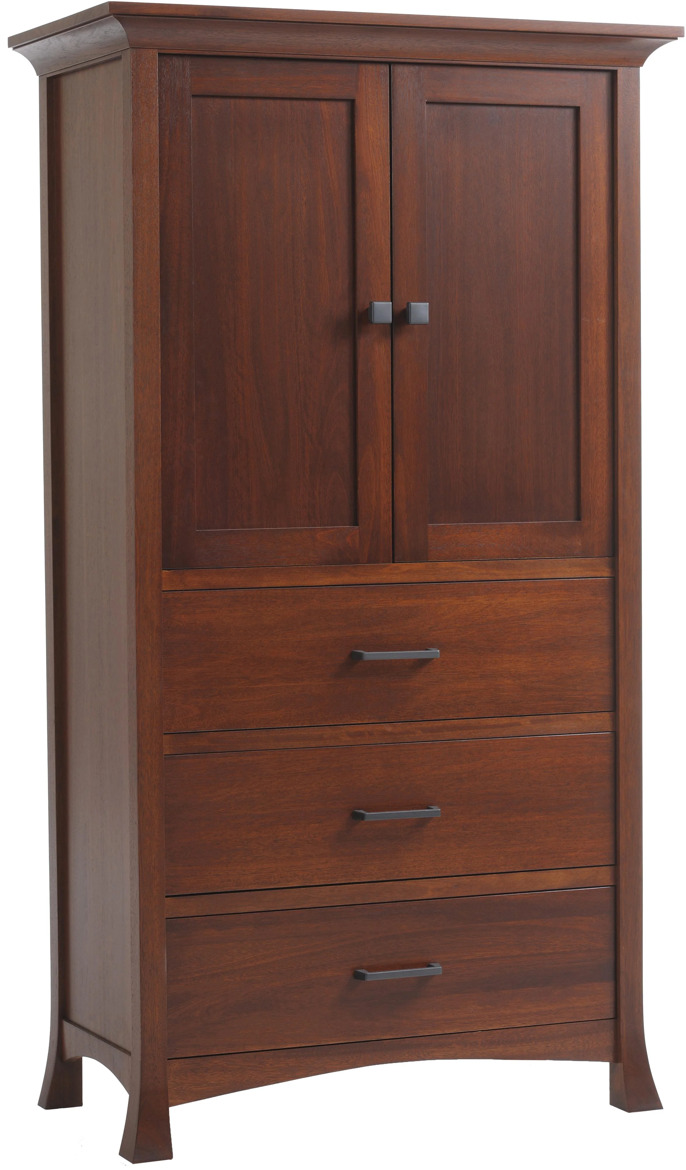 Millcraft Oasis MFP741AM Transitional 3-Drawer Bedroom Armoire with ...