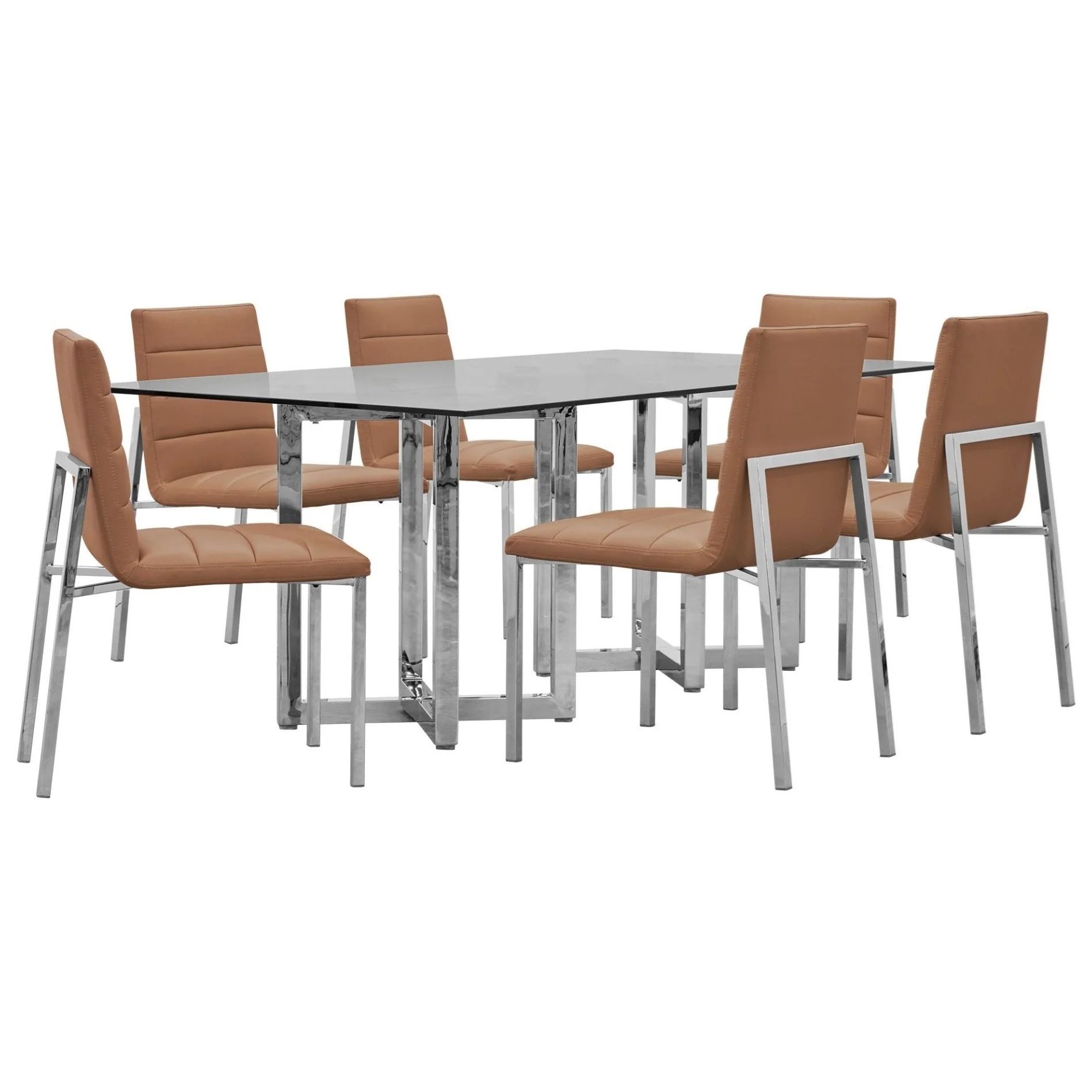 Modus Furniture Amalfi 1AJ5617G+6x1A8366M 7-Piece Table Set | Broadway ...