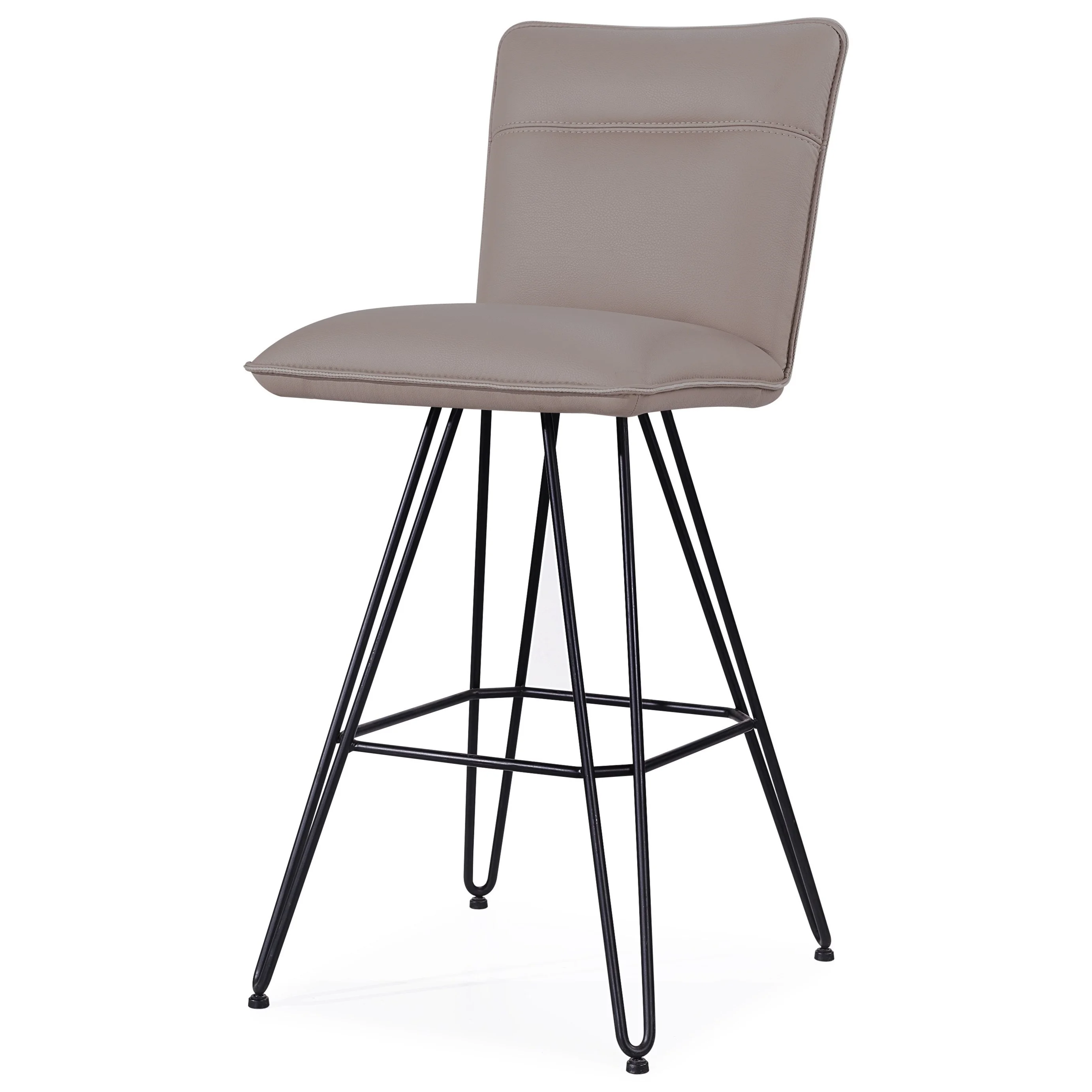 Modus Furniture Crossroads 9LE268D Demi Hairpin Leg Swivel Bar Stool in ...