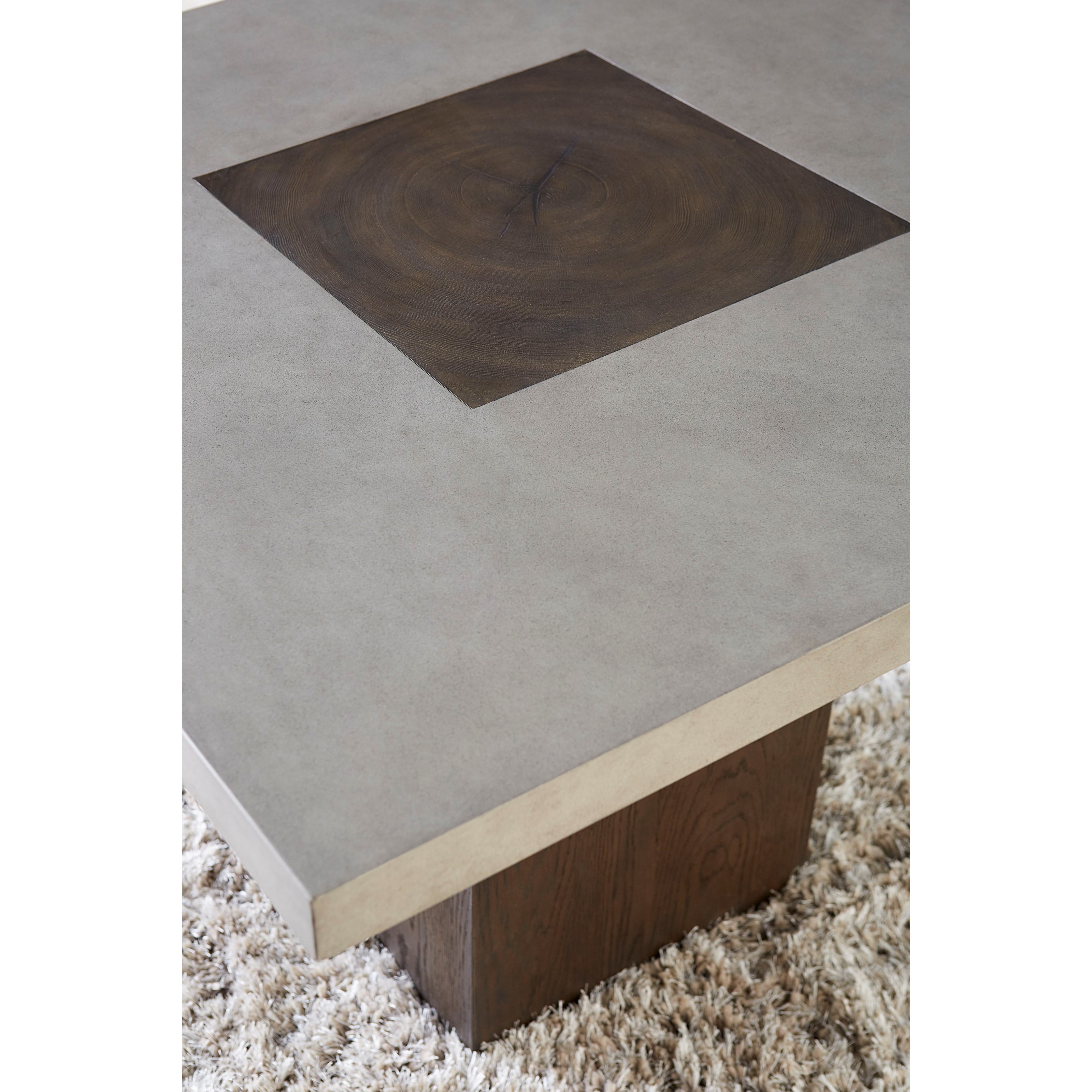 Modus International Modesto Concrete Table in Concrete/French Roast ...