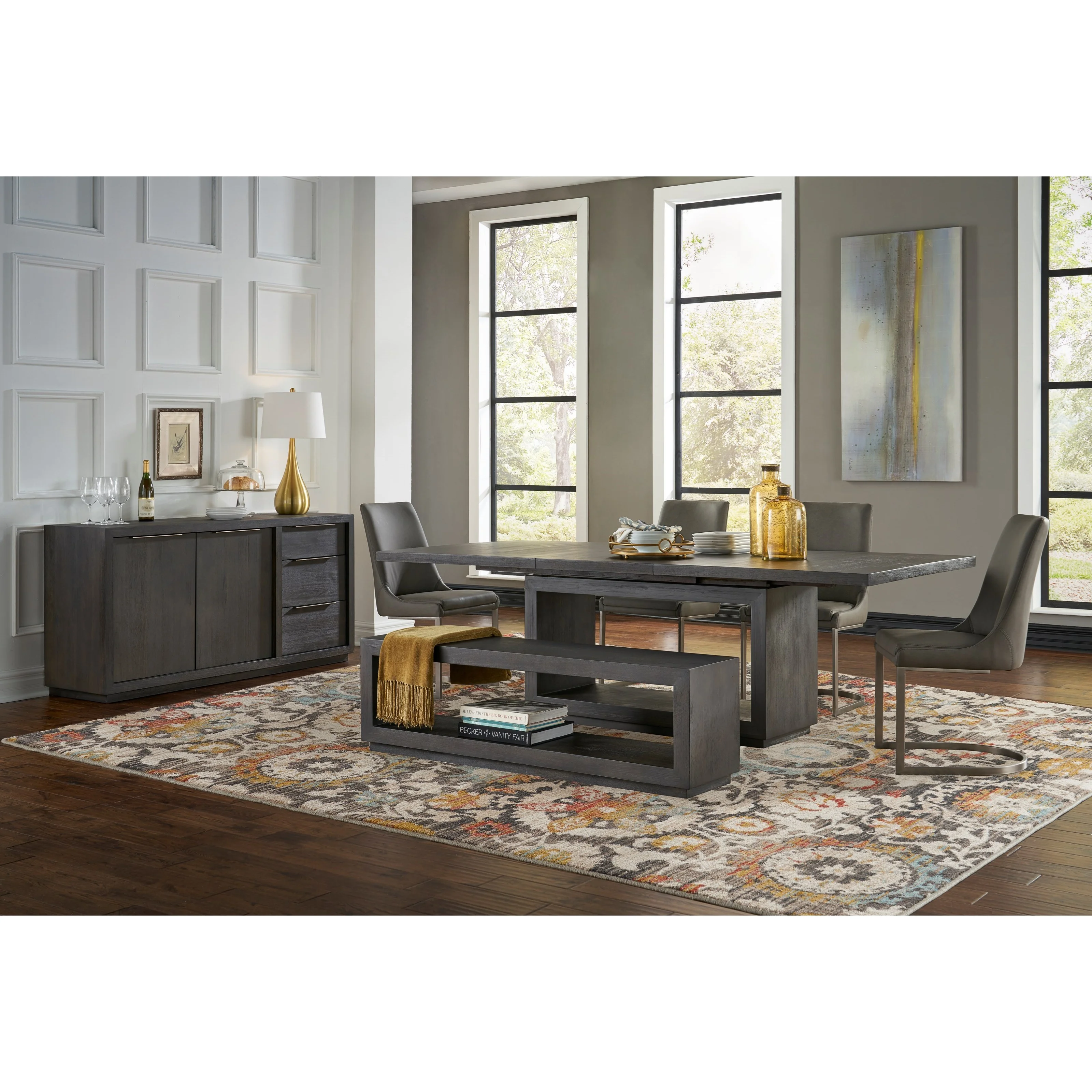 Modus Furniture Oxford AZU563x4+AZU565x1+AZU573x1+AZU561x1 Formal ...
