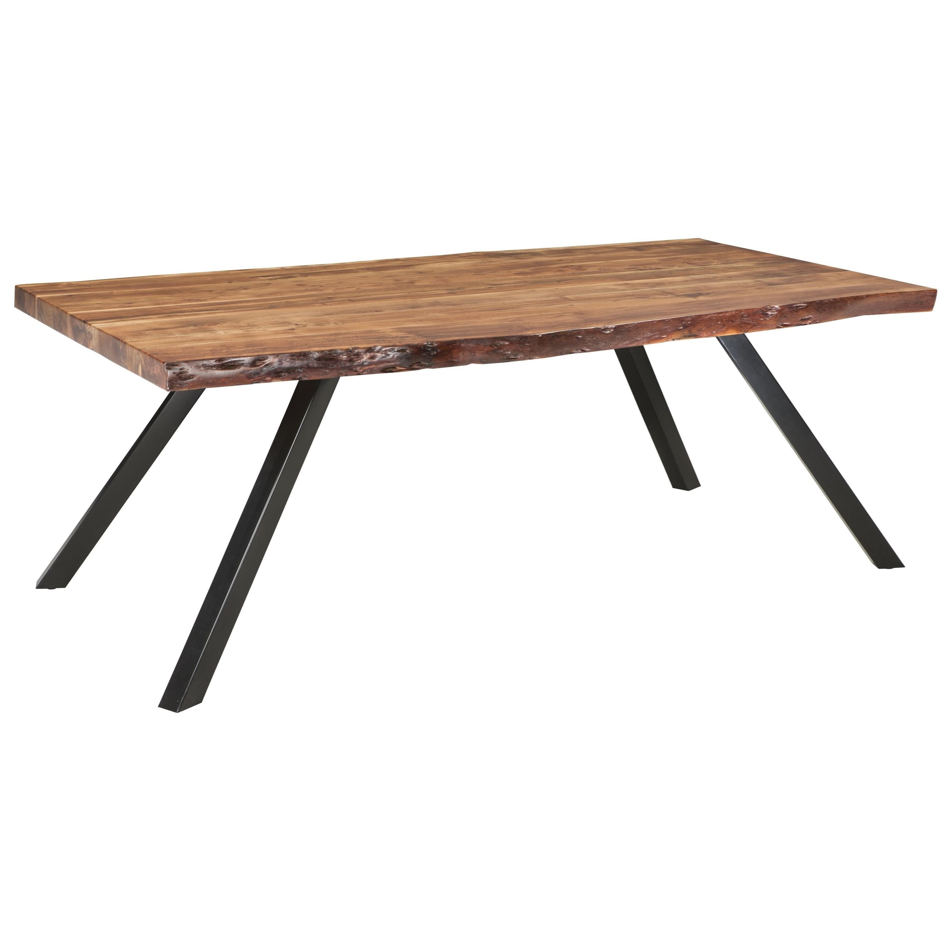 Modus International Reese Rectangular Live Edge Dining Table | Reeds ...