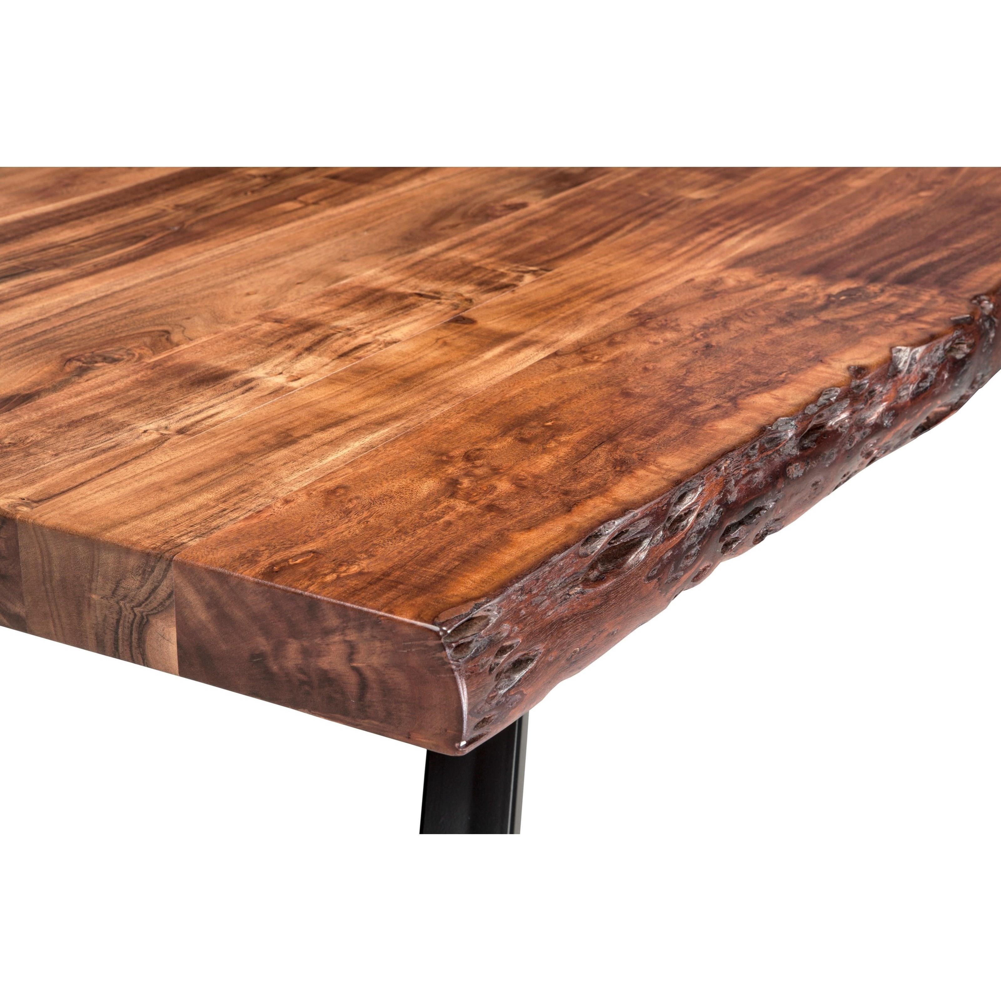 Modus International Reese Rectangular Live Edge Dining Table | Reeds ...