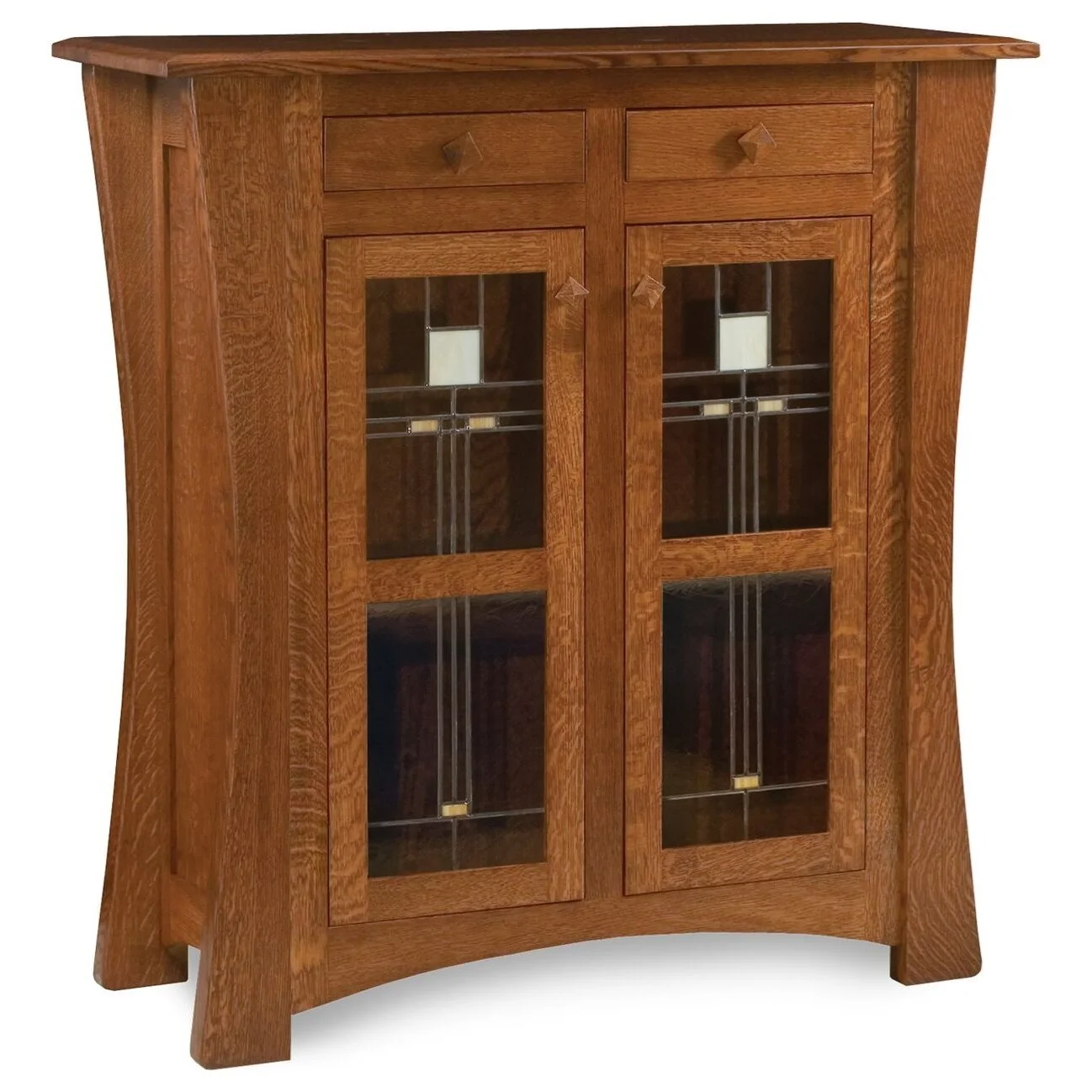 Custom Amish Arts & Crafts 21487 Customizable Solid Wood Server with ...