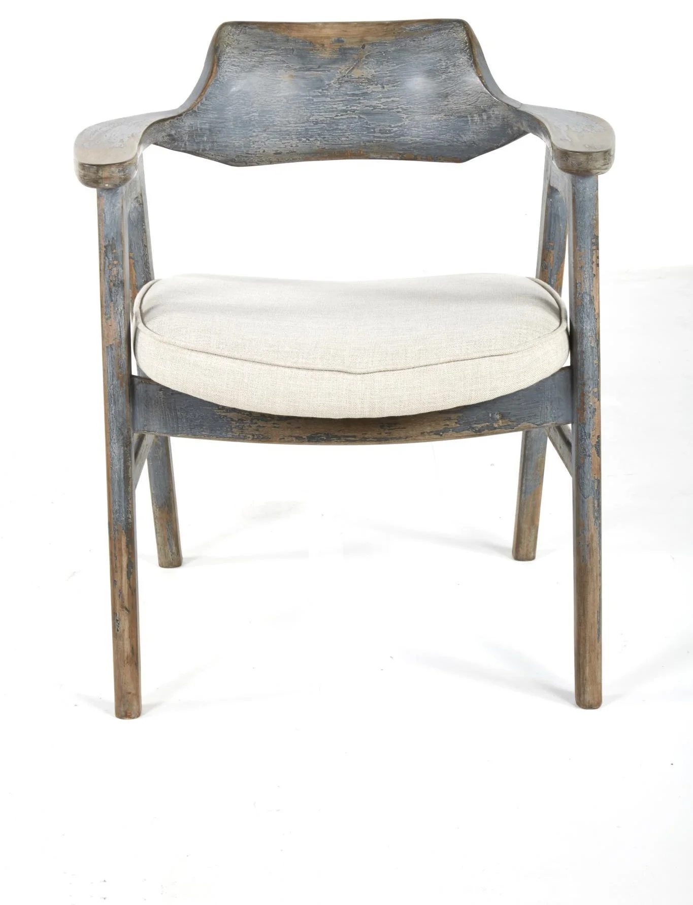 EAGLE INDUSTRIES Wagner S1219513 Wagner Arm Chair Distressed Blue ...
