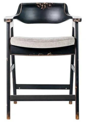 Eagle Industries Wagner S1219535 Wagner Counter Chair Distressed Black ...