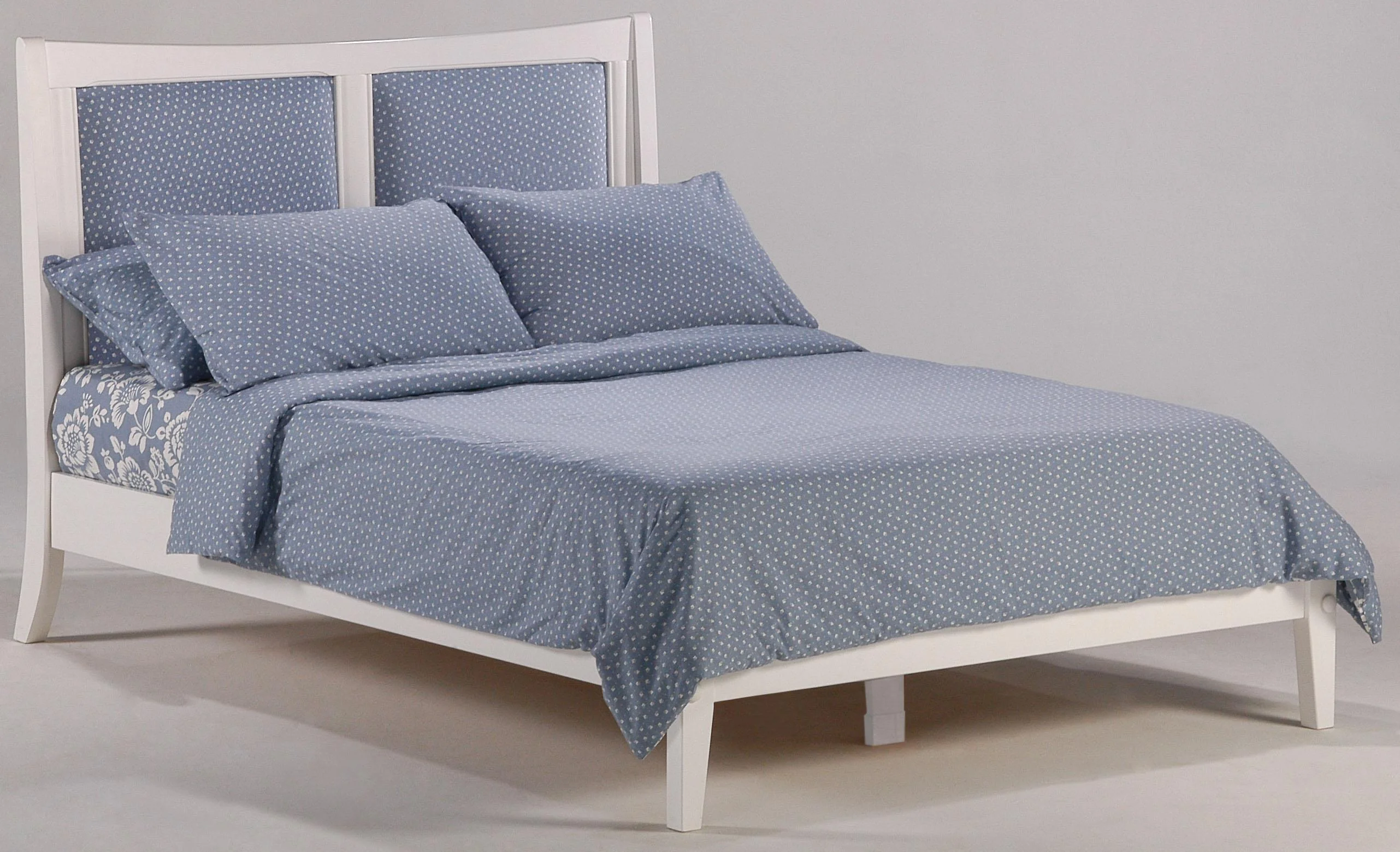 Night & Day Furniture Spice PH-CAM-QEN-WH+PF+PQ+PS Chameleon Queen Bed ...