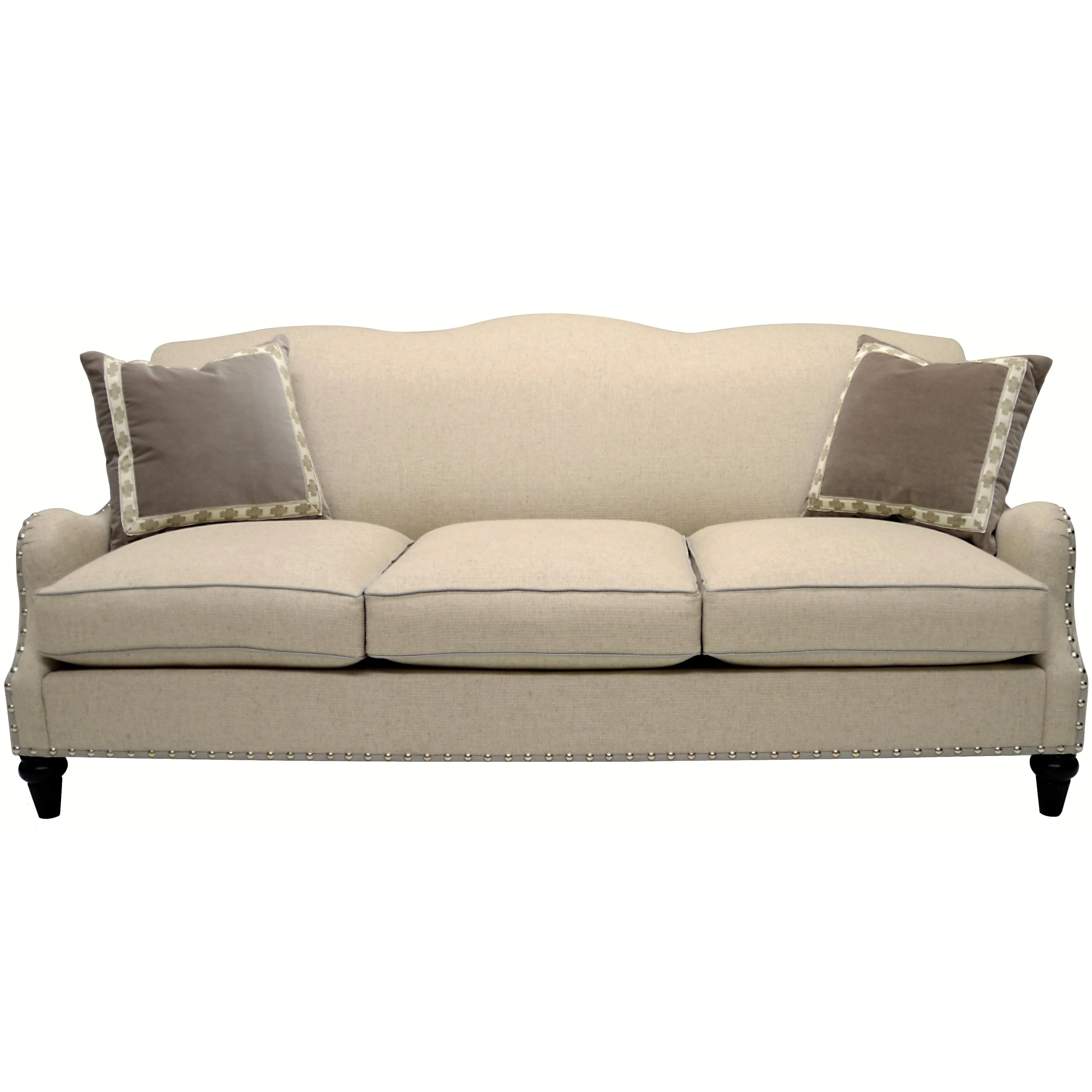 Norwalk Devan 1167-70 Traditional Sofa With Triple-Camel Back | Wayside ...