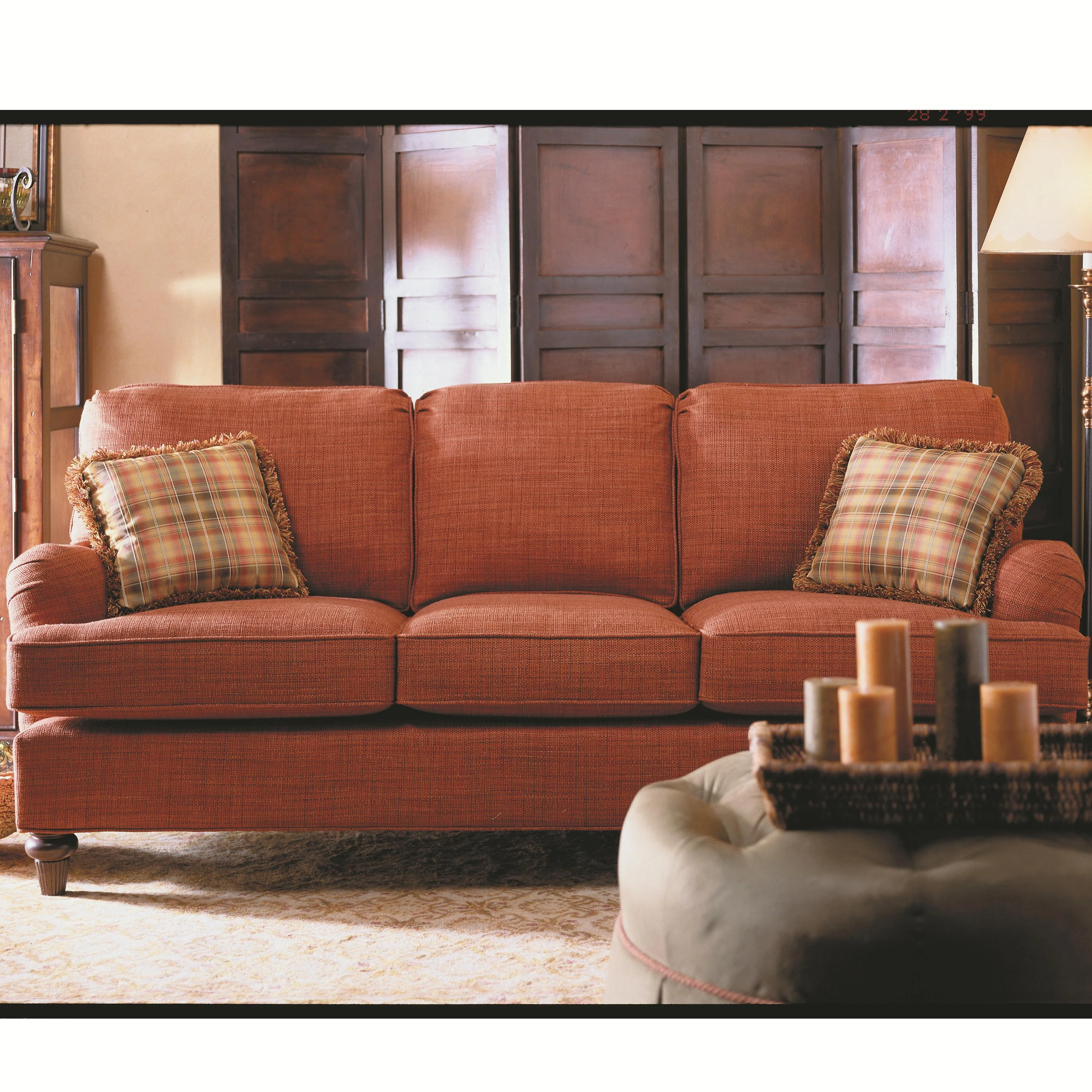 Norwalk Estate 3000-70 Traditional Sofa With Welting | Wayside ...