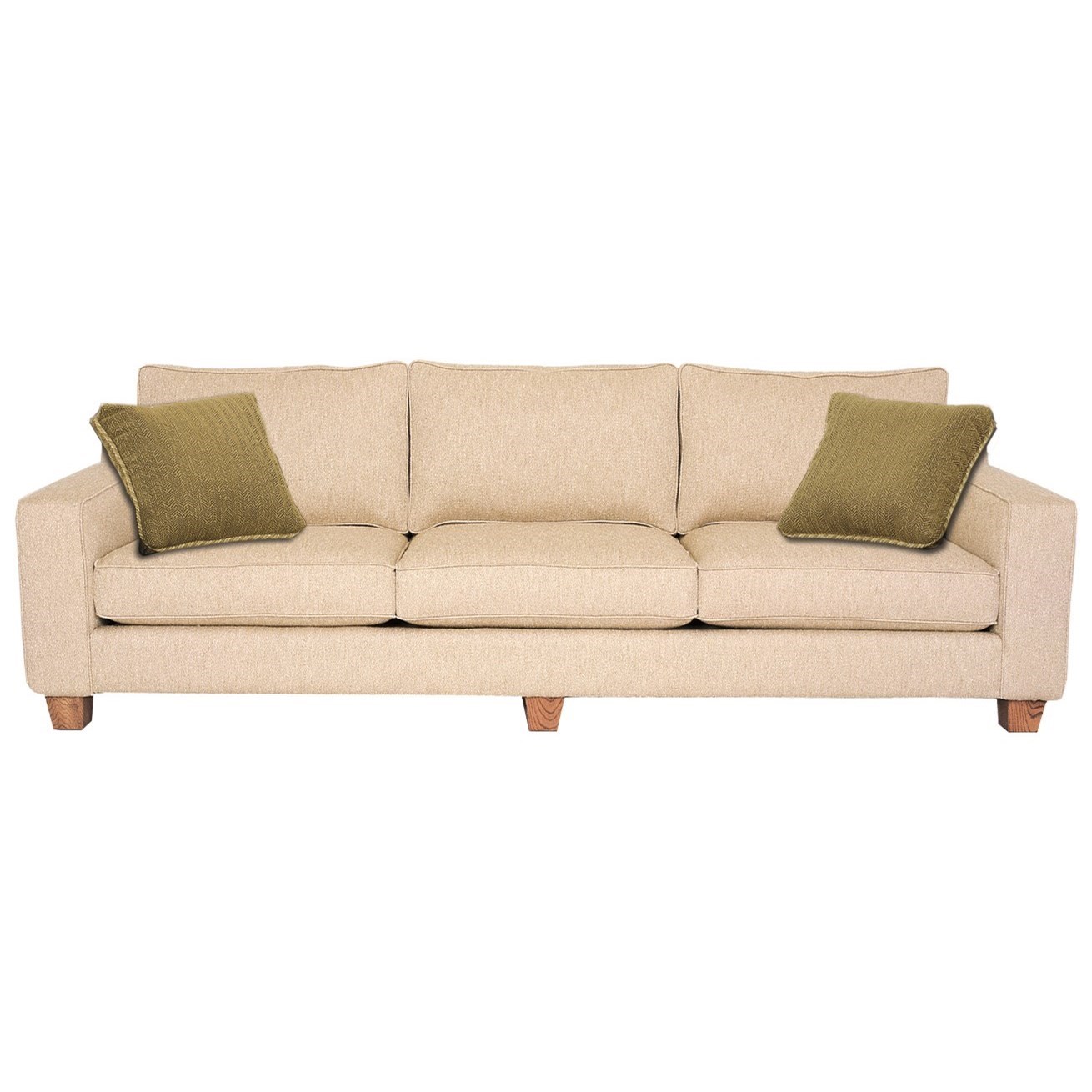 Norwalk Metro 948980 Contemporary 104 Inch Long Sofa | Wayside ...
