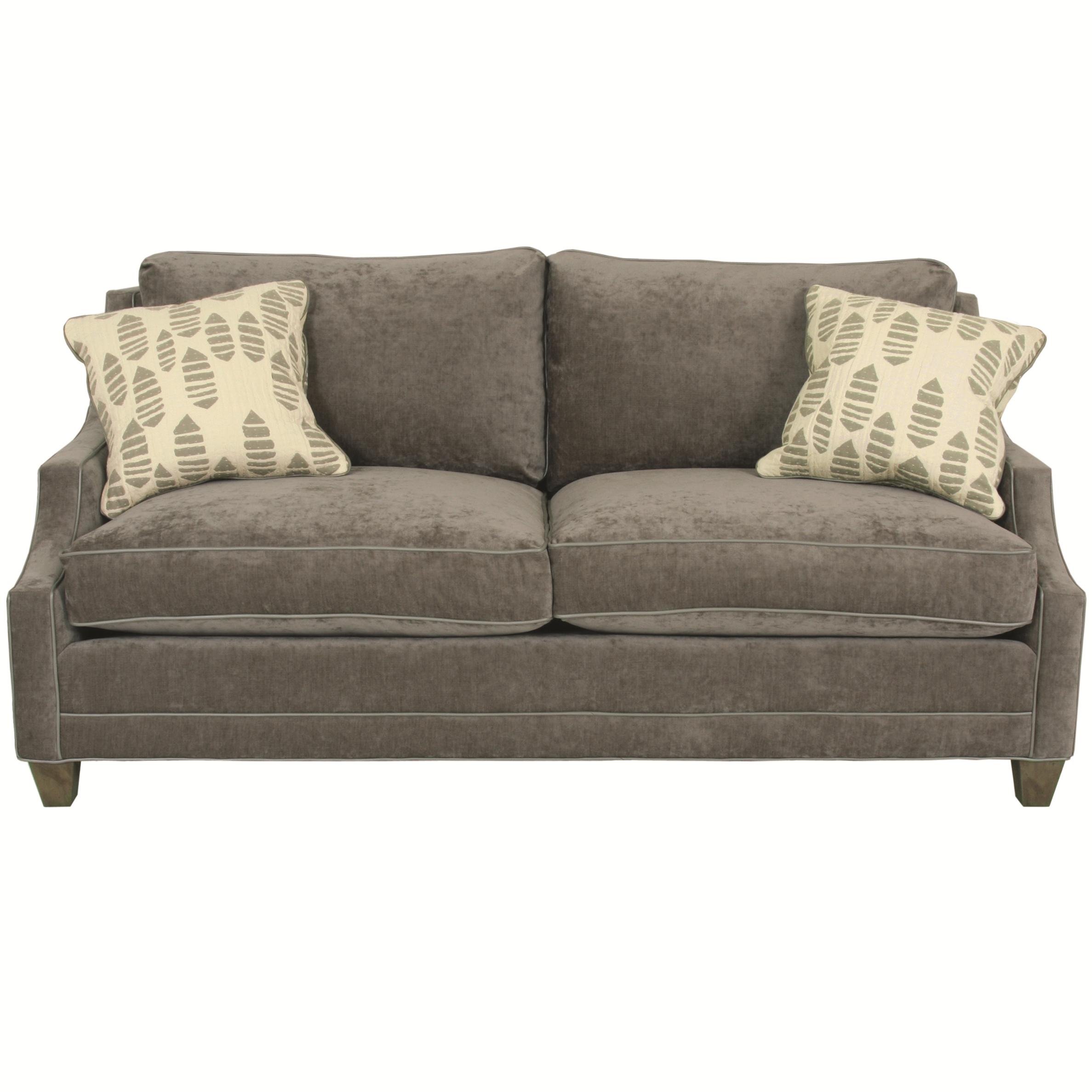 Norwalk Renee 987-70 Contemporary Sofa With Waterfall Track Arms ...
