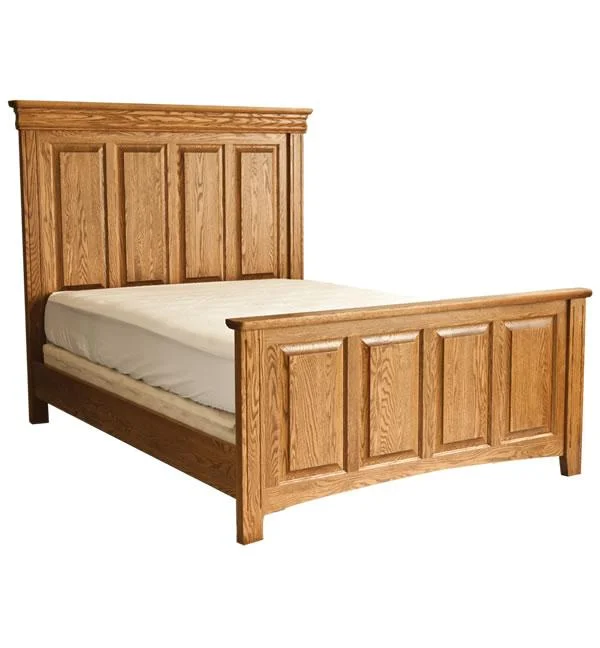 Oakwood Industries Edinburgh 8435x1+8434x1+8433x1 King Raised Panel Bed ...