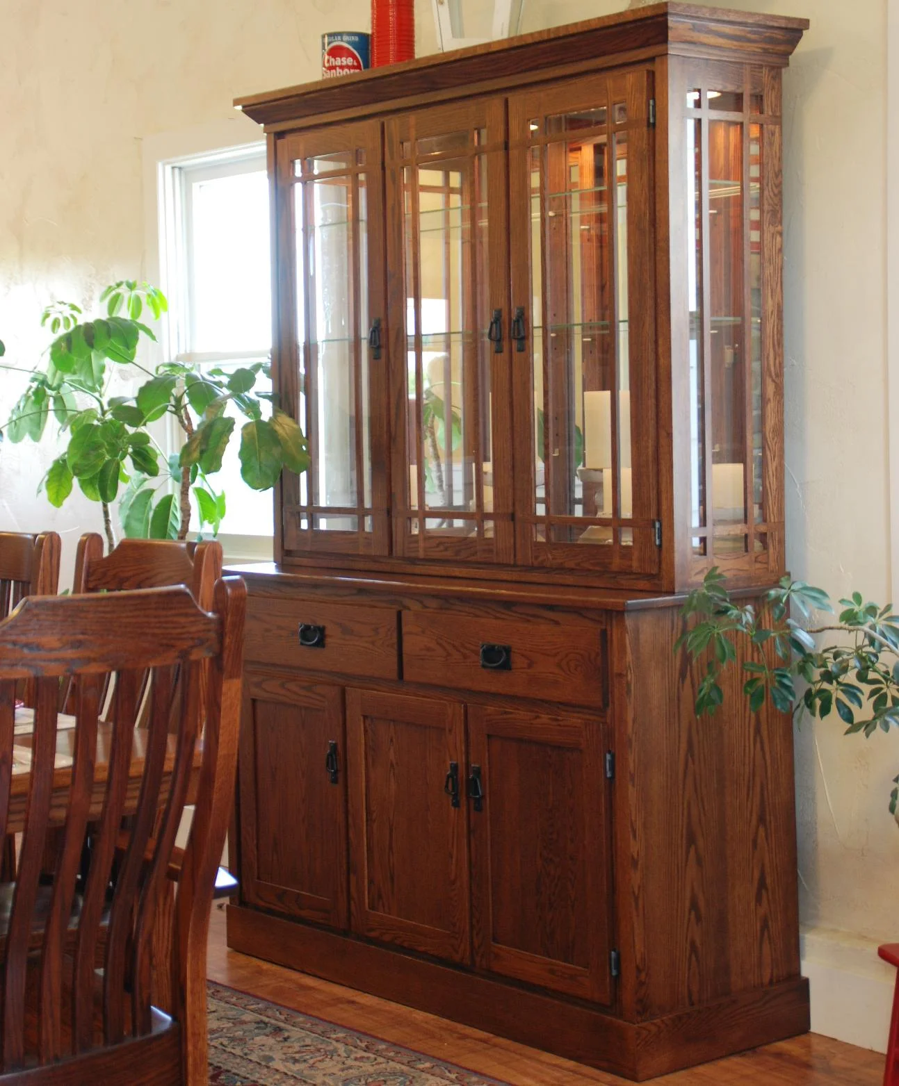 Oakwood Industries Casual Dining 3730 Mission Hutch and Buffet w ...