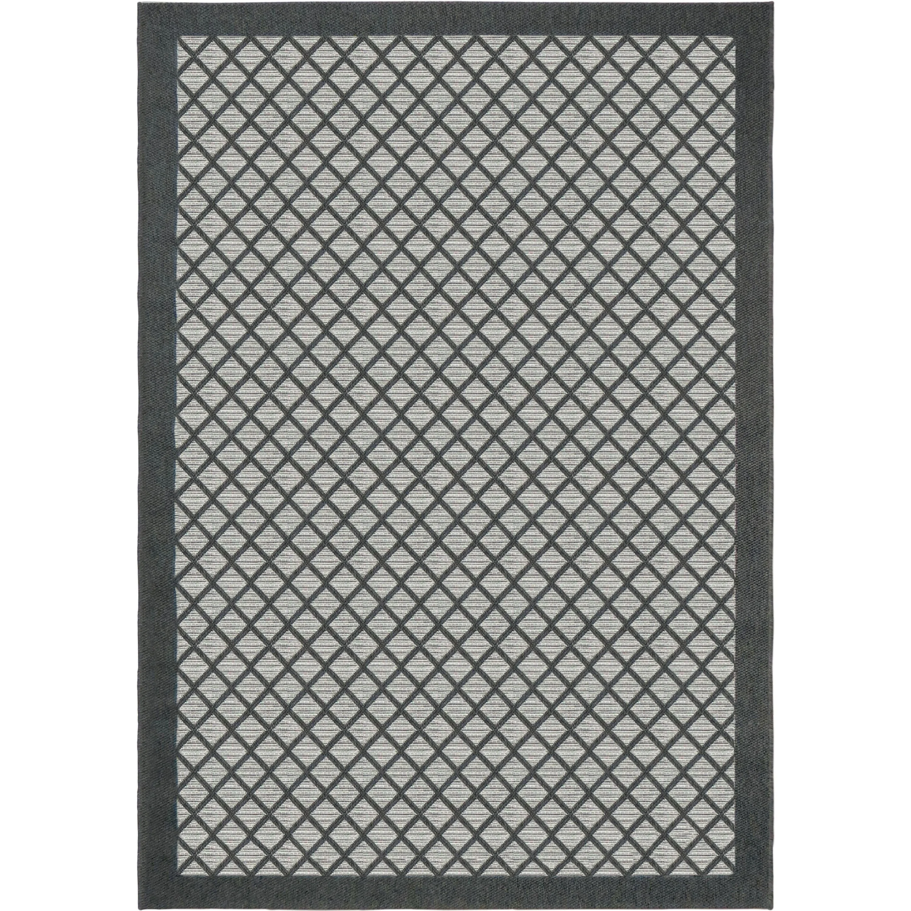 Orian Rugs Jersey Home 3912 8x11 Fusion Trellis Charcoal 7'7" x 10'10 ...