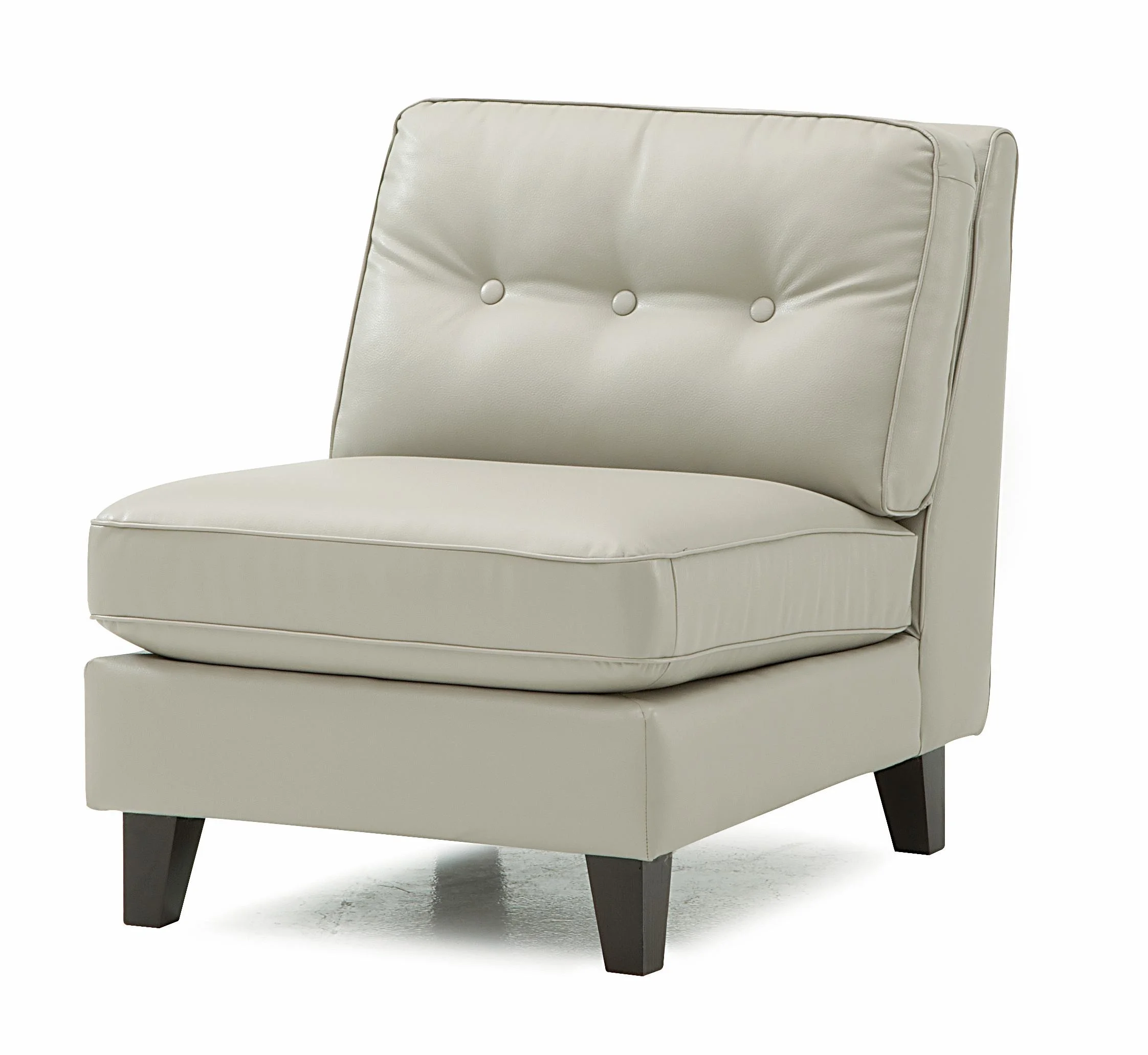 Palliser Barbara 77575-81 Transitional Armless Chair with Button-Tufted ...