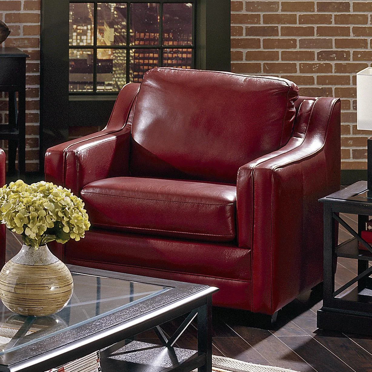 Palliser Corissa 77500-95 Corissa Contemporary Chair with Track Arms ...