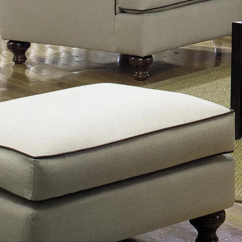 Paula Deen by Craftmaster P711700 P711700BD Traditional Ottoman with ...