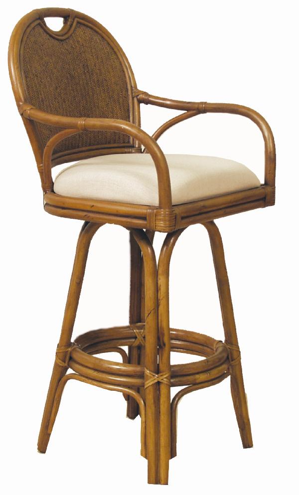 Pelican Reef Bar Stools 109-6197-TCA-B 30" Swivel Barstool with ...