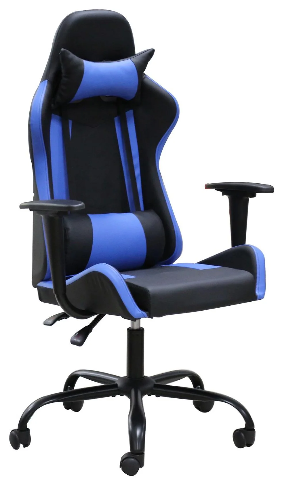 Primo International Gamer201 O370104243HOXE Gamer Chair Black and Blue ...
