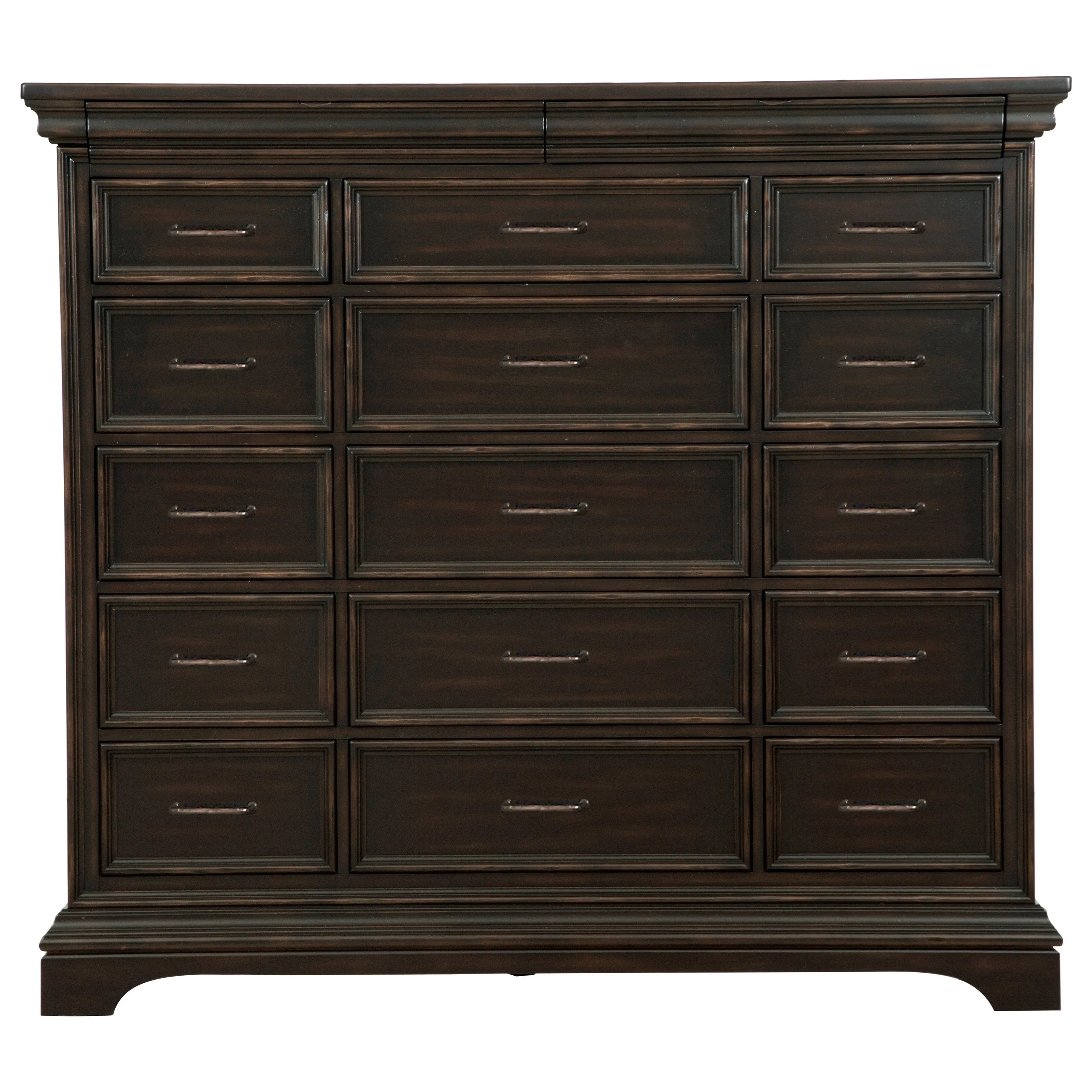 Pulaski Furniture Caldwell P012127 17 Drawer Master Chest | Lindy's ...