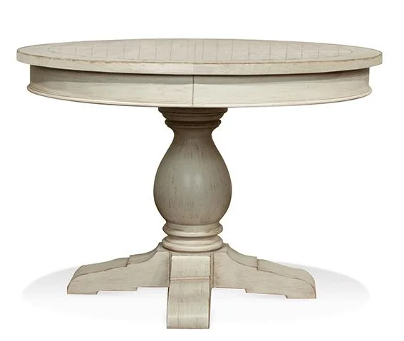 Riverside Furniture Aberdeen 21253+52+51 Round Pedestal Dining Table ...