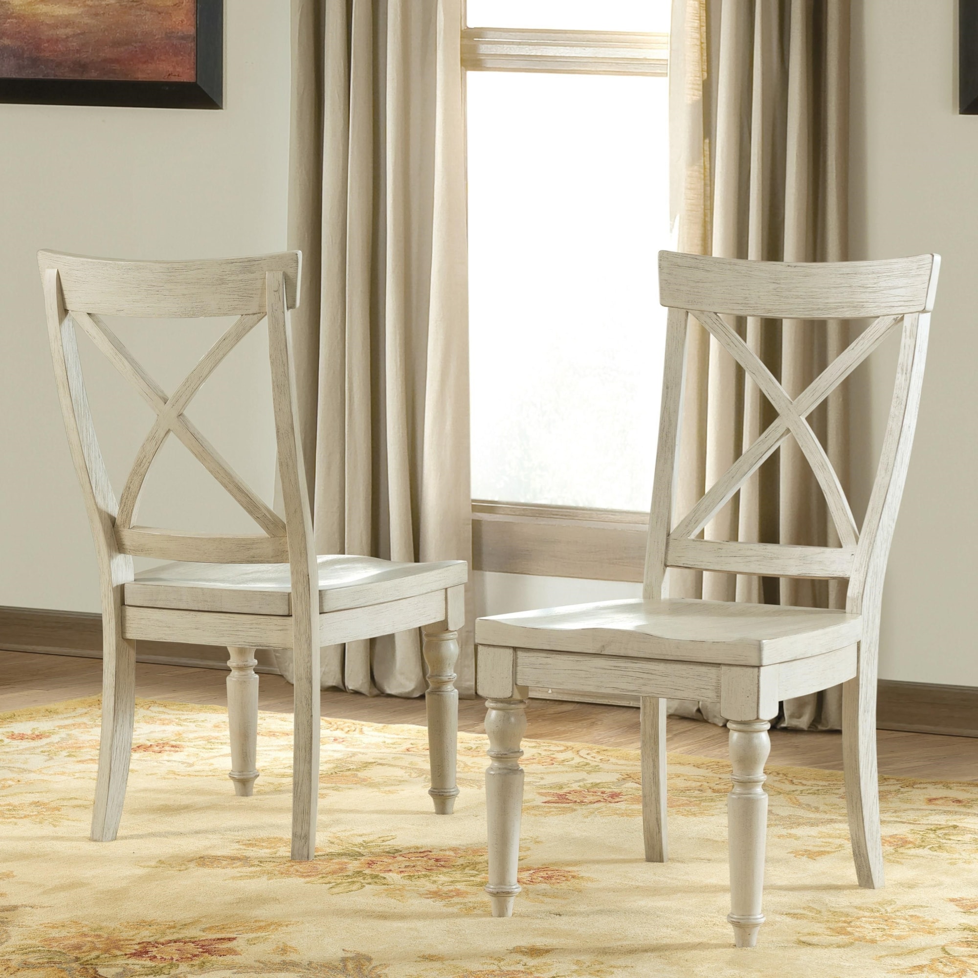 Riverside Furniture Aberdeen 000001003836 Farmhouse X-Back Side Chair ...