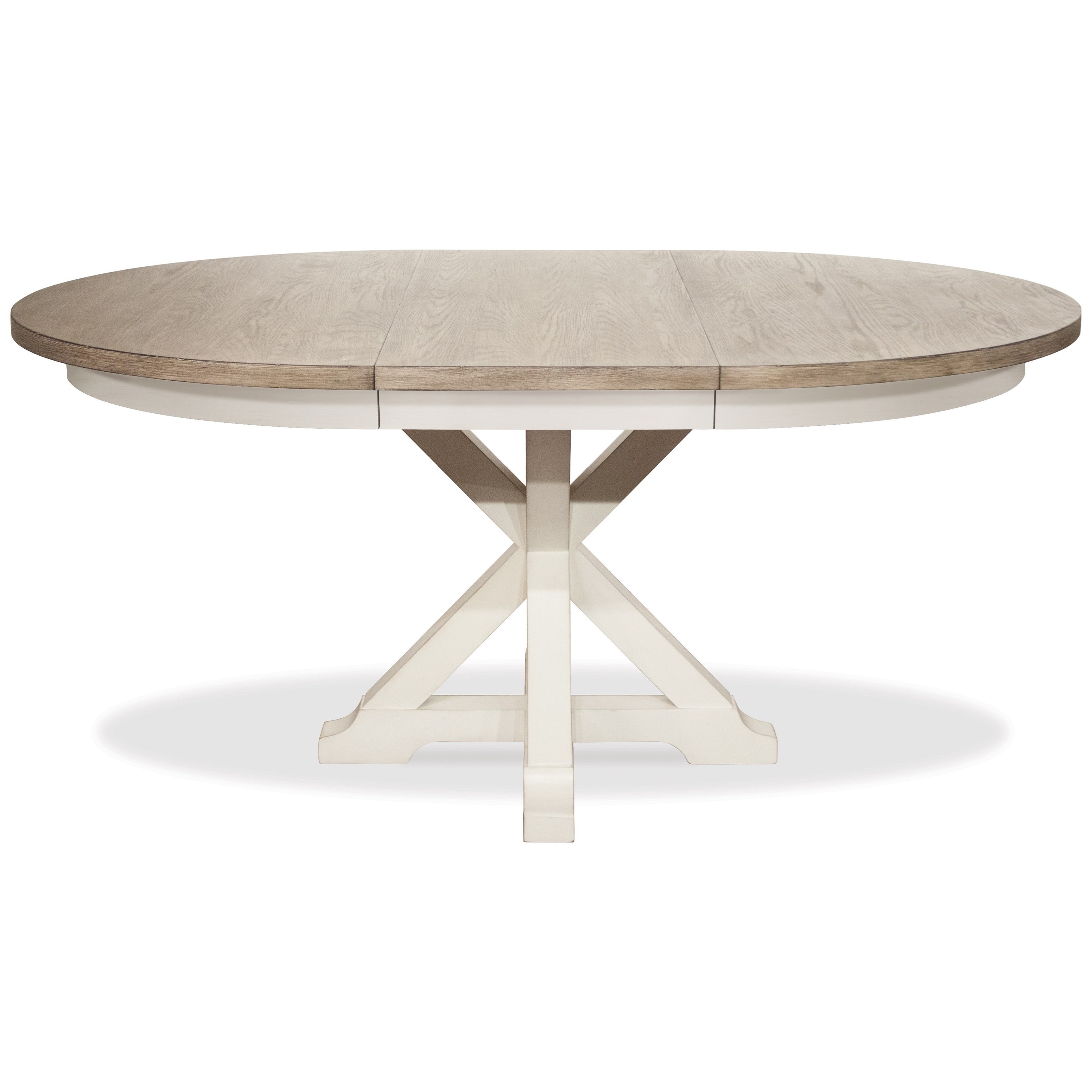 Riverside Furniture Myra 9940263 Round Dining Table with 18" Leaf ...