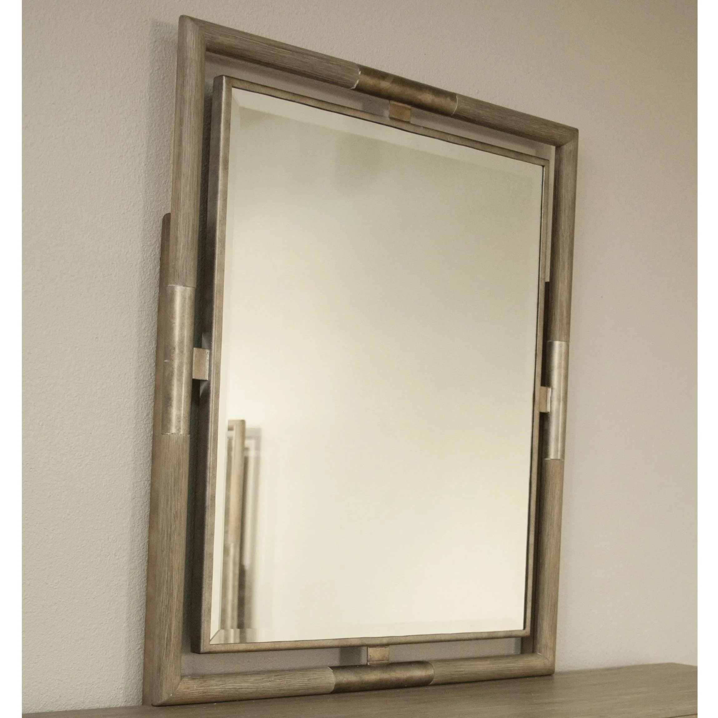 Riverside Furniture Sophie 50361 Contemporary Mirror with Metal Accents ...
