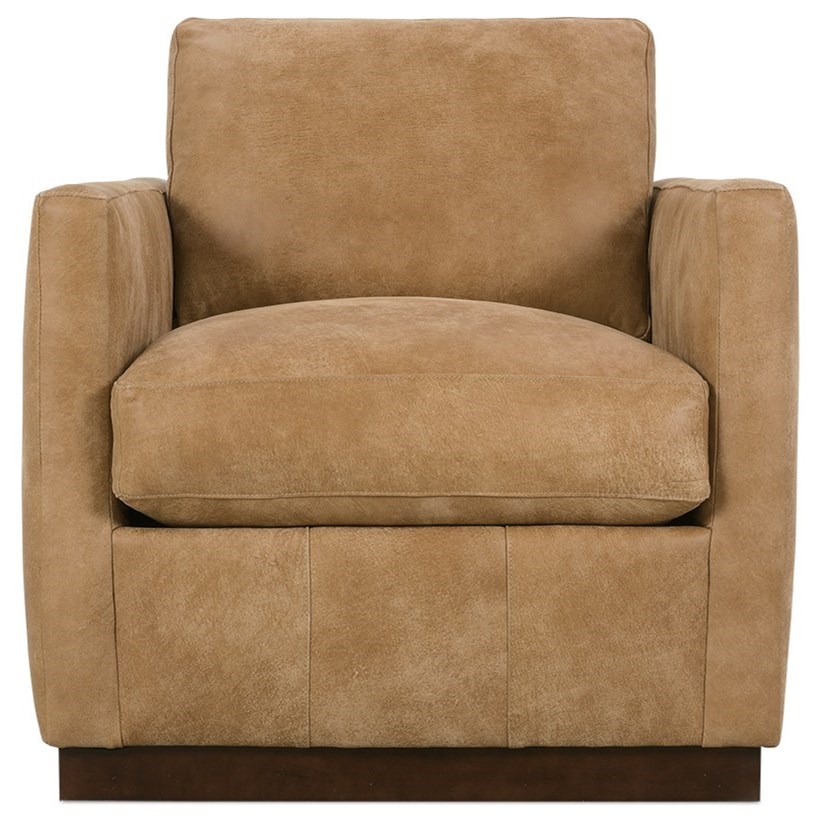 Robin Bruce Allie Allie-L-016 Contemporary Swivel Chair with Track Arms ...