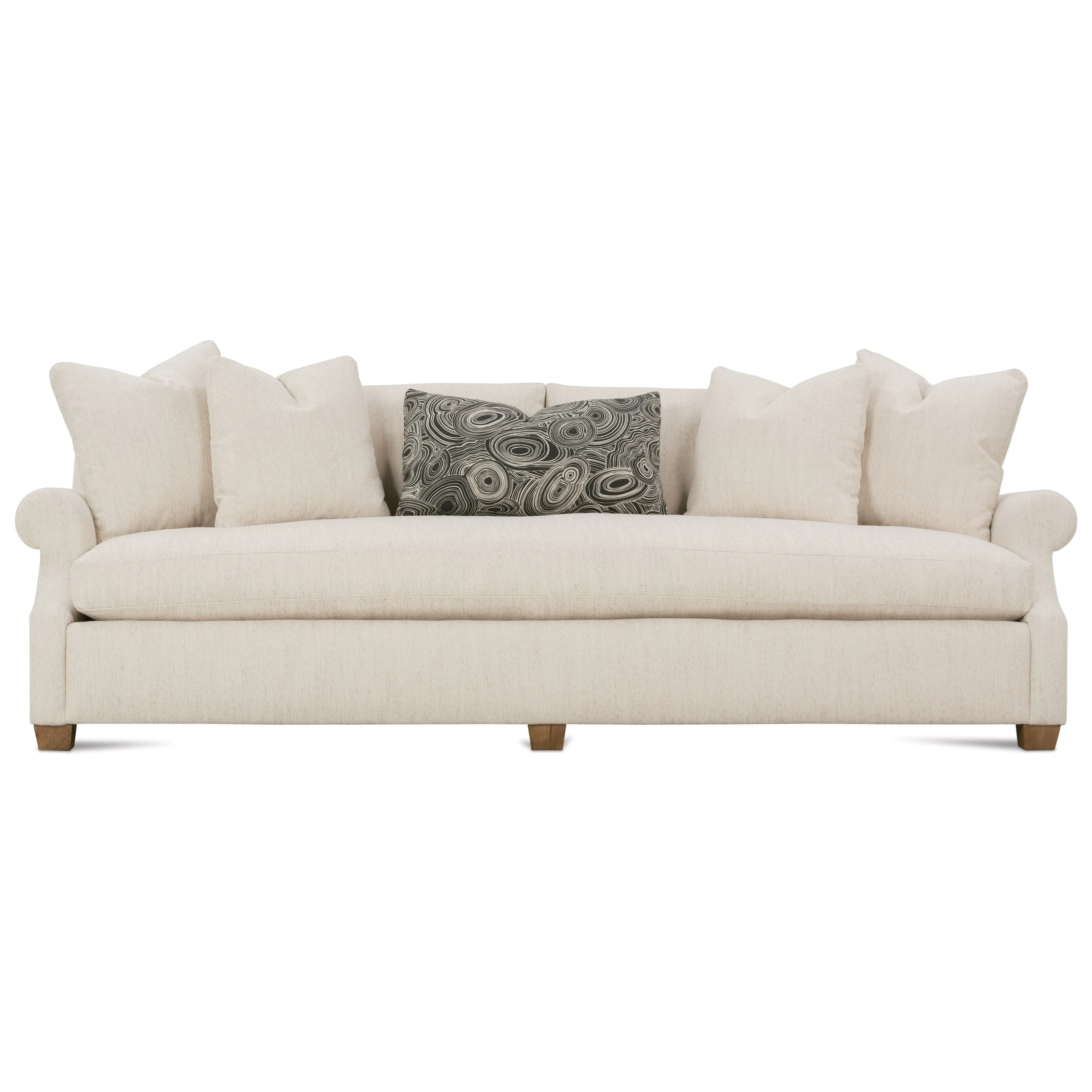 Robin Bruce Bristol Bristol-003 Contemporary 98'' Sofa with Bench Seat ...