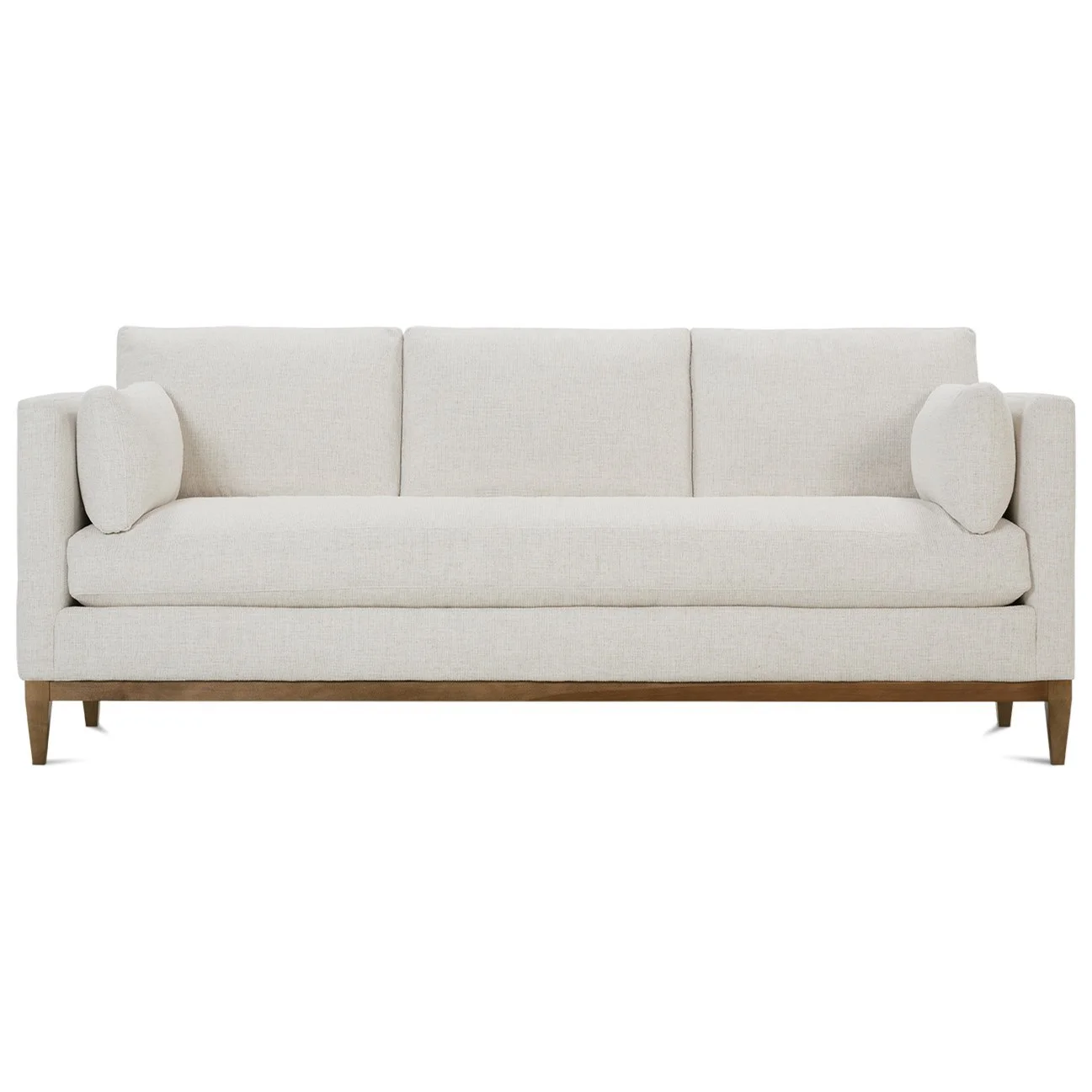Robin Bruce Leo Contemporary Sofa with Wood Base | Sprintz Furniture ...