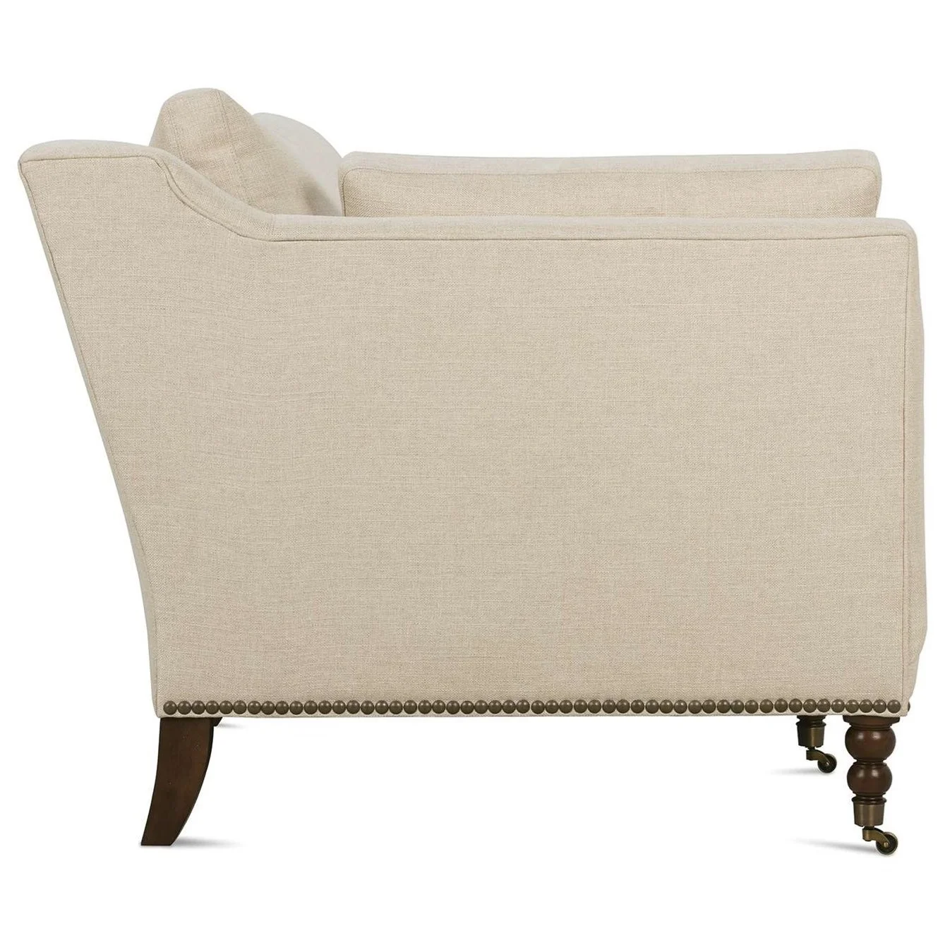 Robin Bruce Madeline Madeline-033 Transitional Sofa with Turned Legs ...